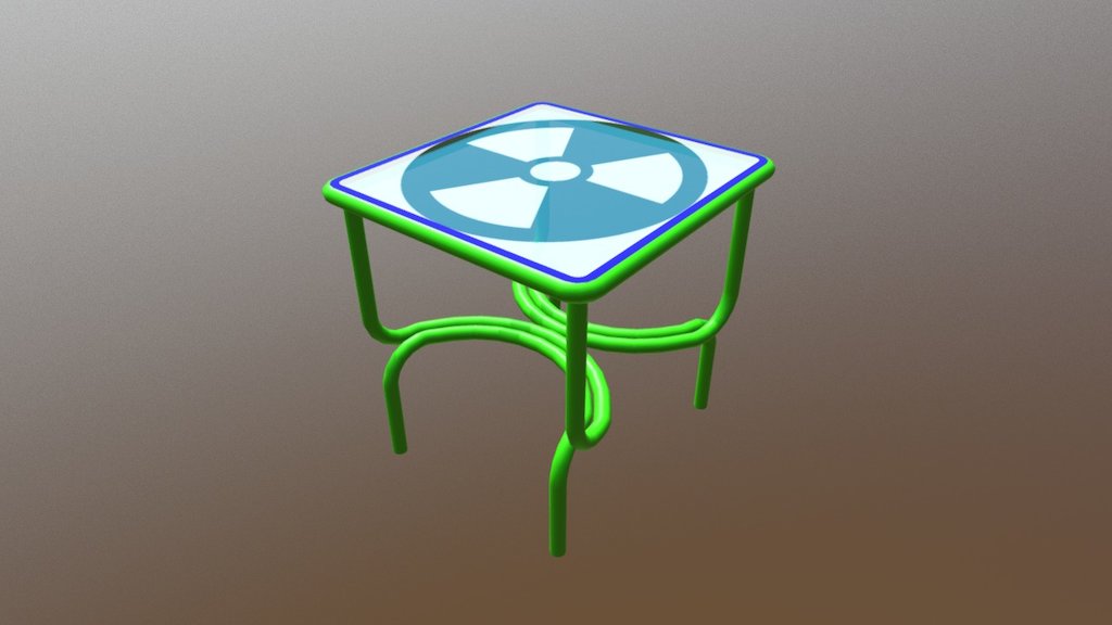 Metal Table - 3D model by Sinan.Demir [006a246] - Sketchfab