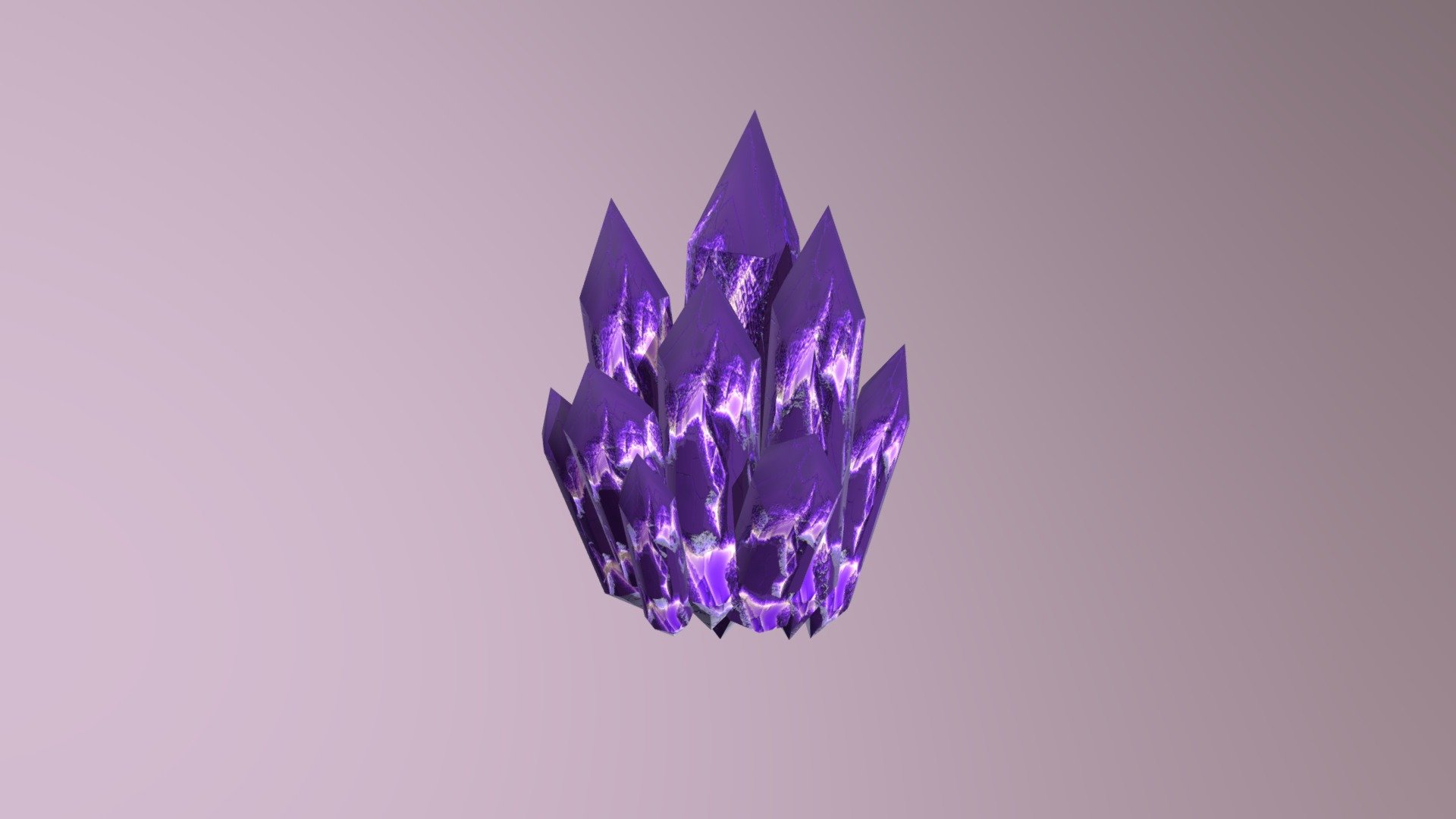 AMETHYST CRYSTAL - 3D model by marinaseren [006accb] - Sketchfab