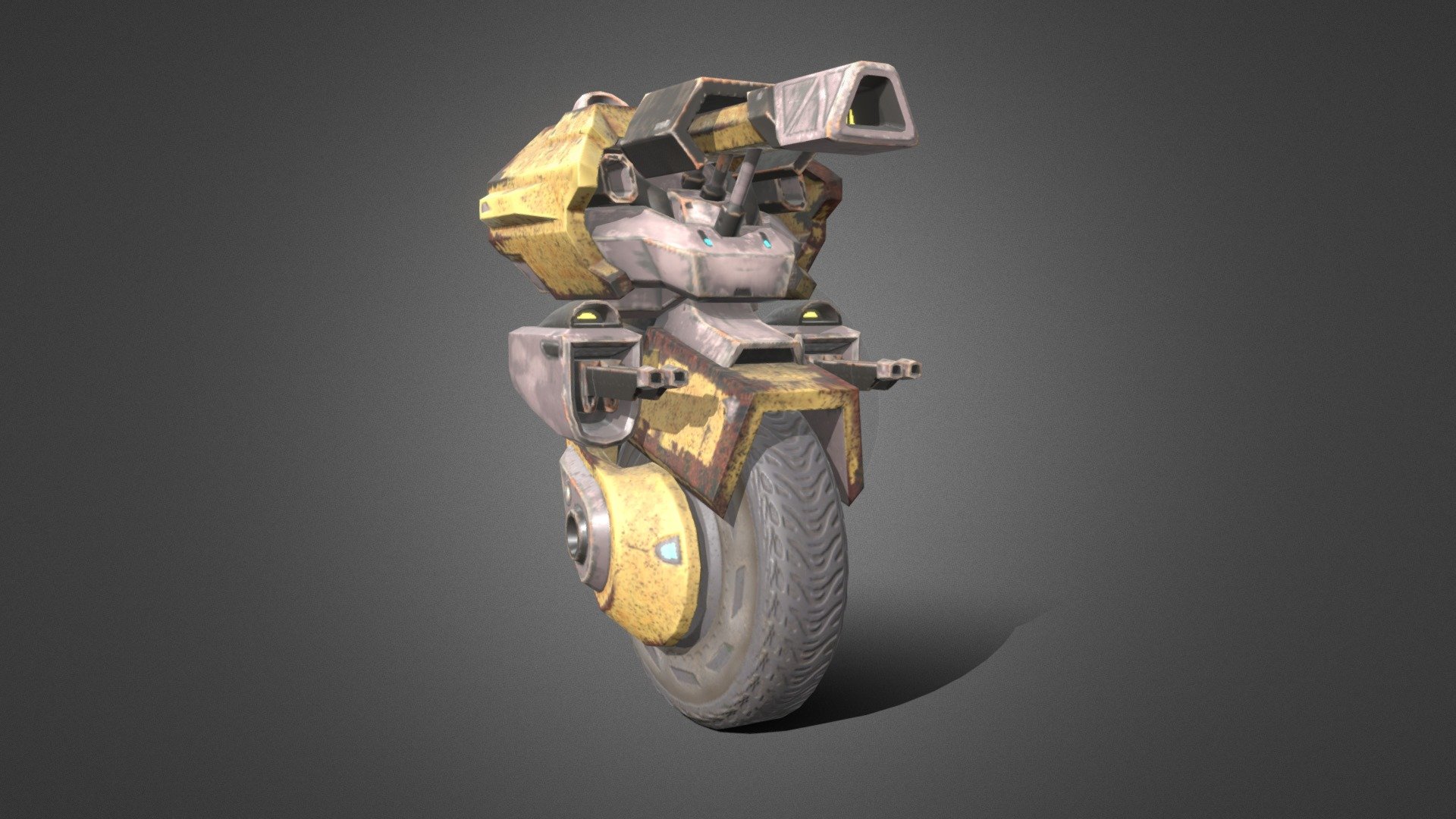 Monowheel Bot | VGDC - Download Free 3D model by MooKorea [006e21a ...