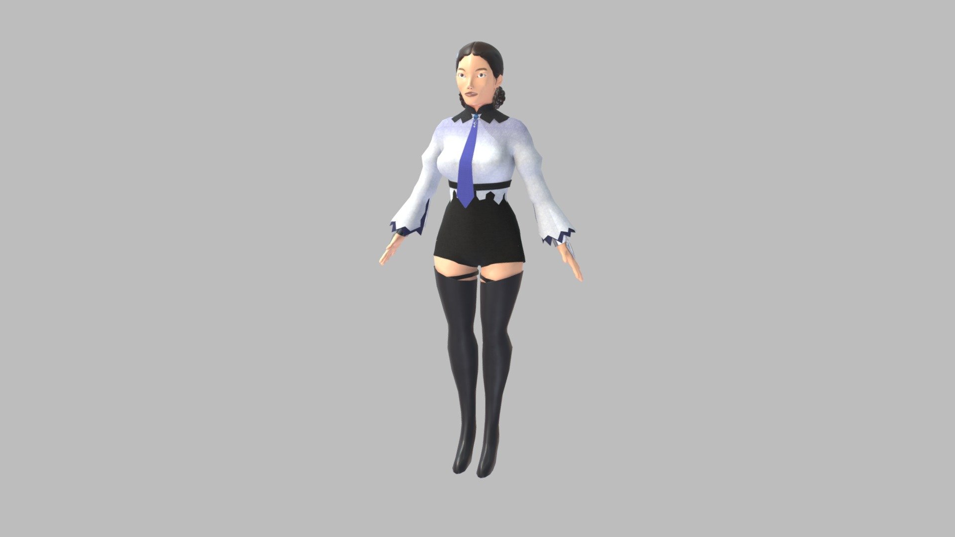 Character Render - 3D model by kahxuanlee [0071bee] - Sketchfab