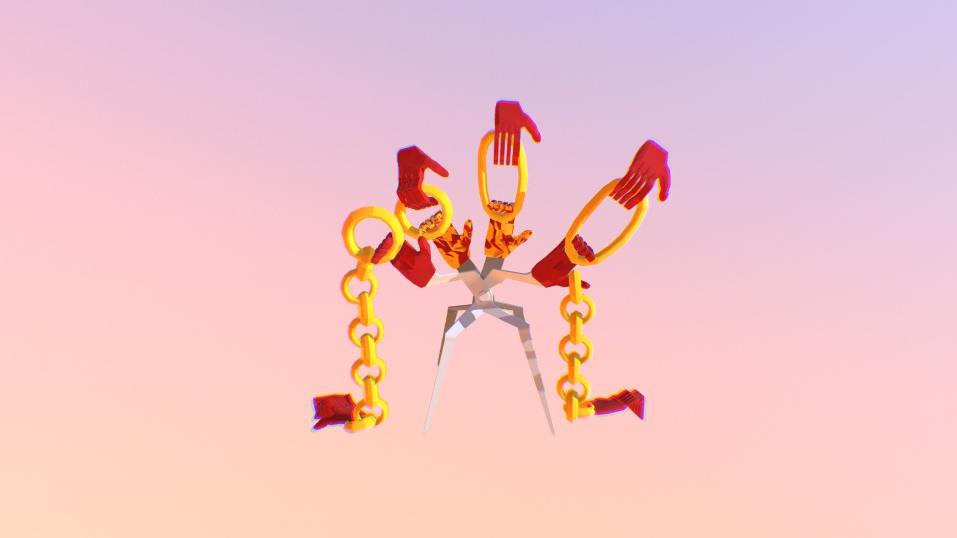 Walking Scissors Redesign - 3D model by Jacqueline Tovar (@JACKYTOVAR ...