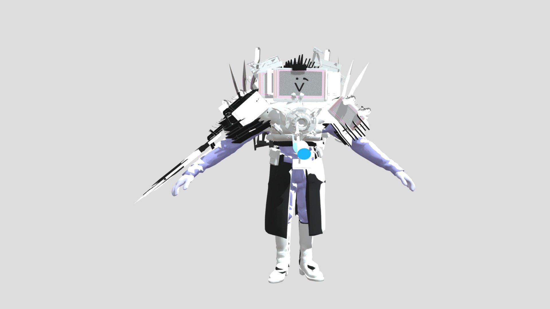 Uttm With the Backpack thingy & lasers - 3D model by ASP ...