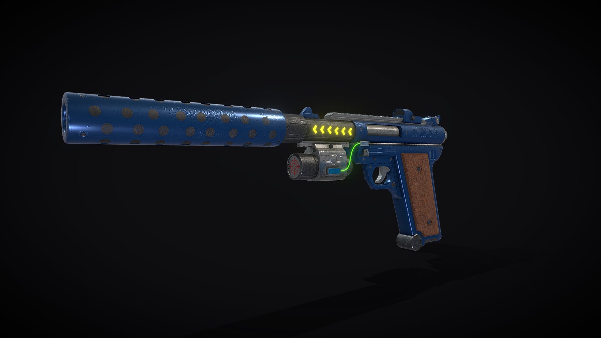 USP GUN - 3D model by ghielz [0076f5e] - Sketchfab