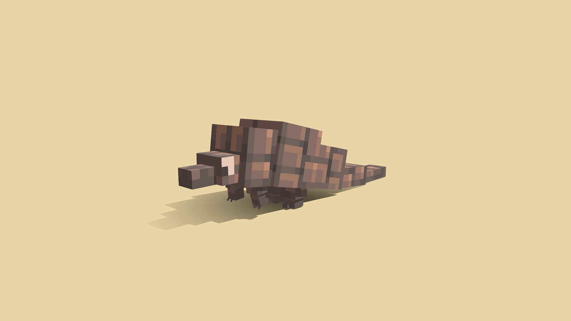 Pangolin - Minecraft Creature - 3D model by Bono (@bonogakure) [007776a ...
