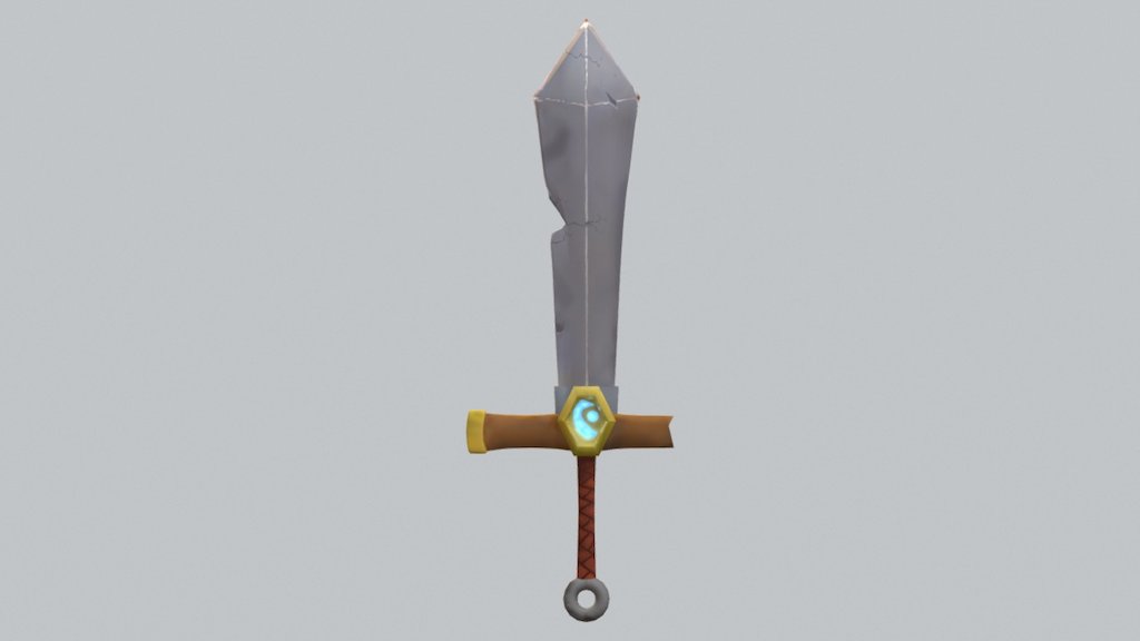 Runic sword - 3D model by juan (@cernni) [00782f4] - Sketchfab