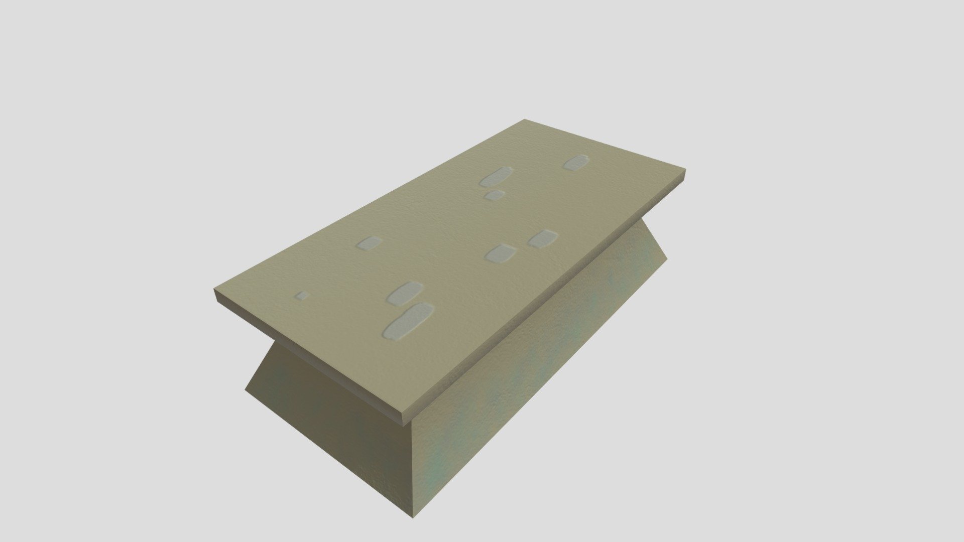 Platform Artificial Big (texture & model) - Download Free 3D model by ...