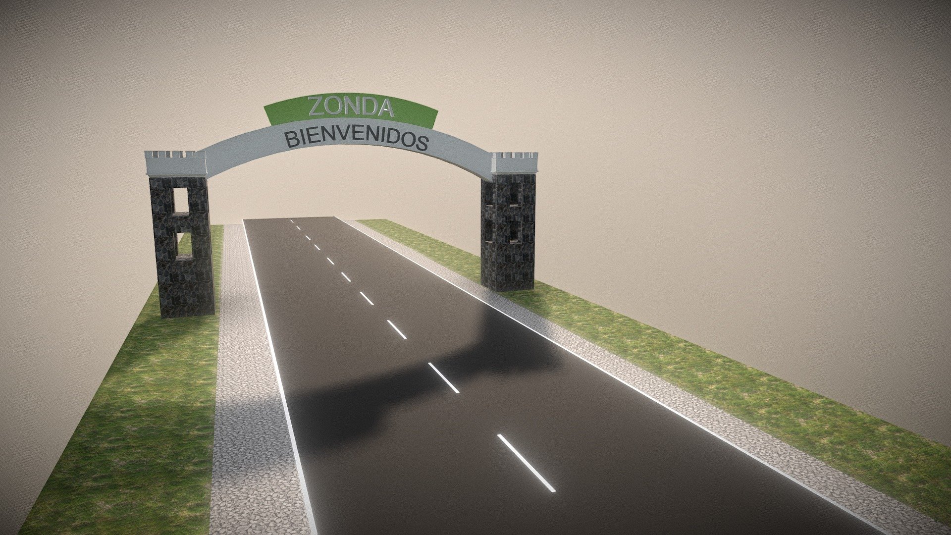 Entrada A - 3D model by peteque (@petque) [007ca5d] - Sketchfab