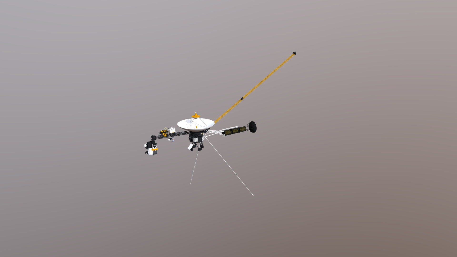 Voyager1 - 3D model by isaacimmanuelj [007f266] - Sketchfab