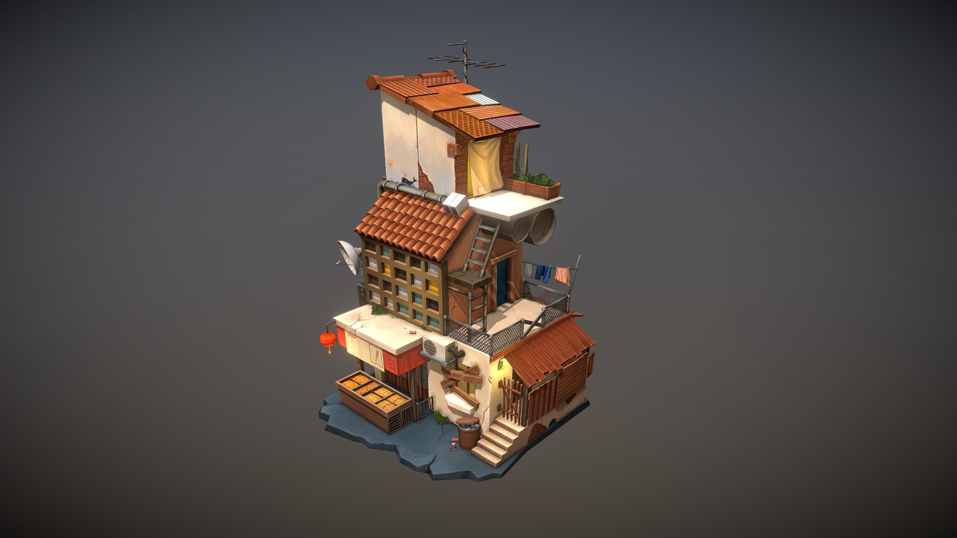 Shanty - 3D model by jinesque [007f508] - Sketchfab
