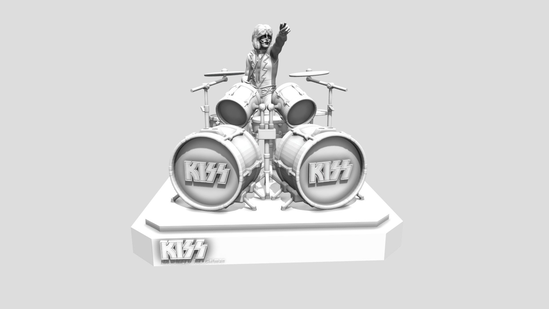 ERIC SINGER KISS - 3DPRINTING - Buy Royalty Free 3D model by ronnie ...