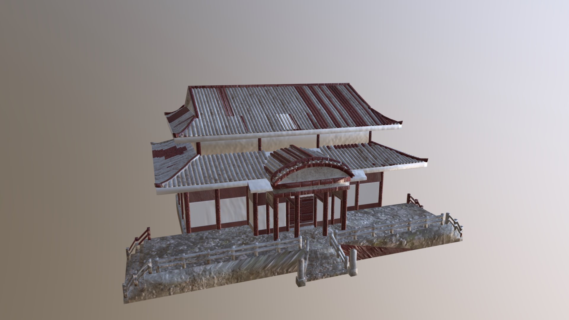 Shuri Castle - 3D model by Roderick.Jordan [0085097] - Sketchfab