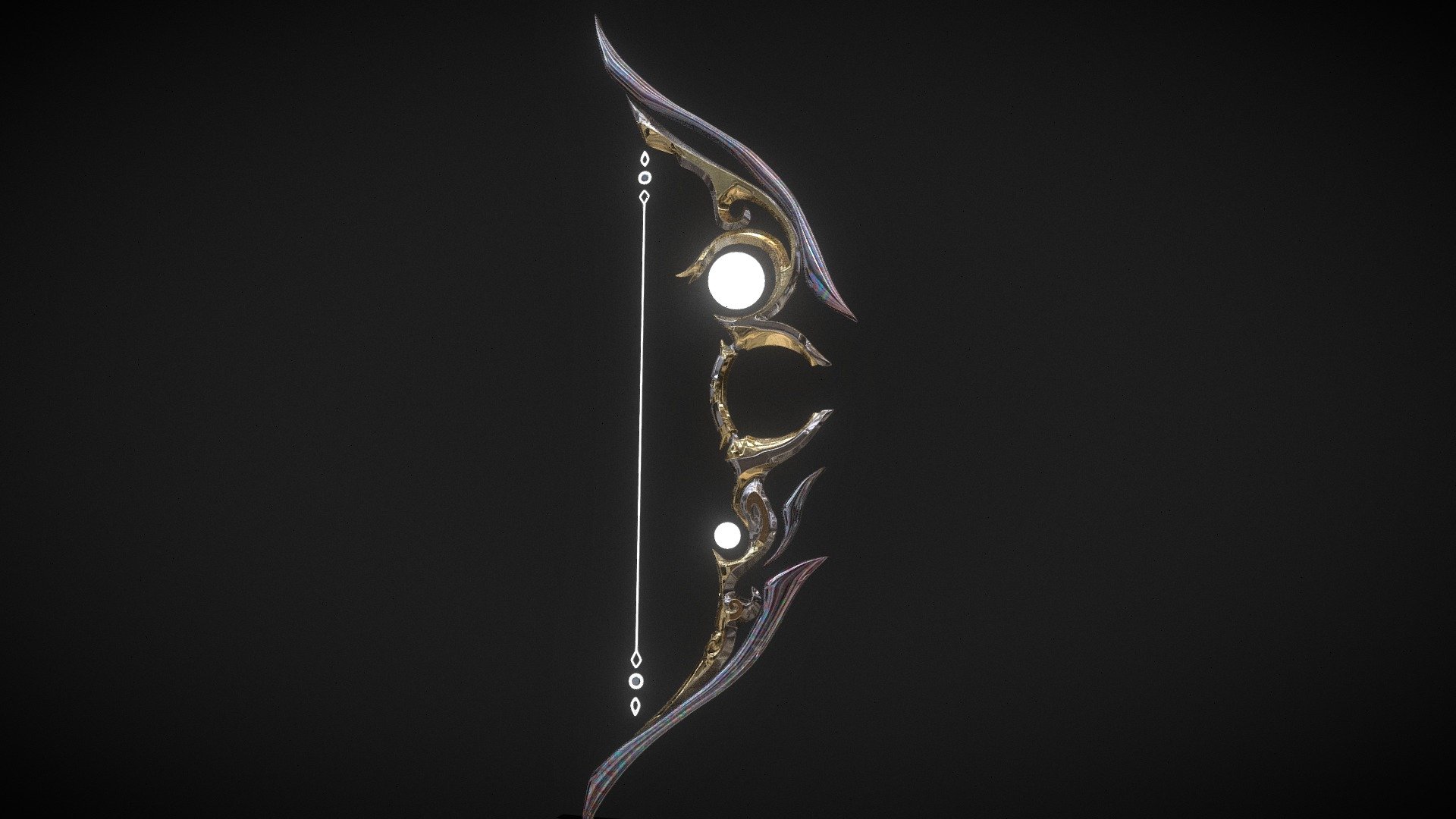 Glowy Magic Bow - Download Free 3D model by Visthétique (@visthetique ...