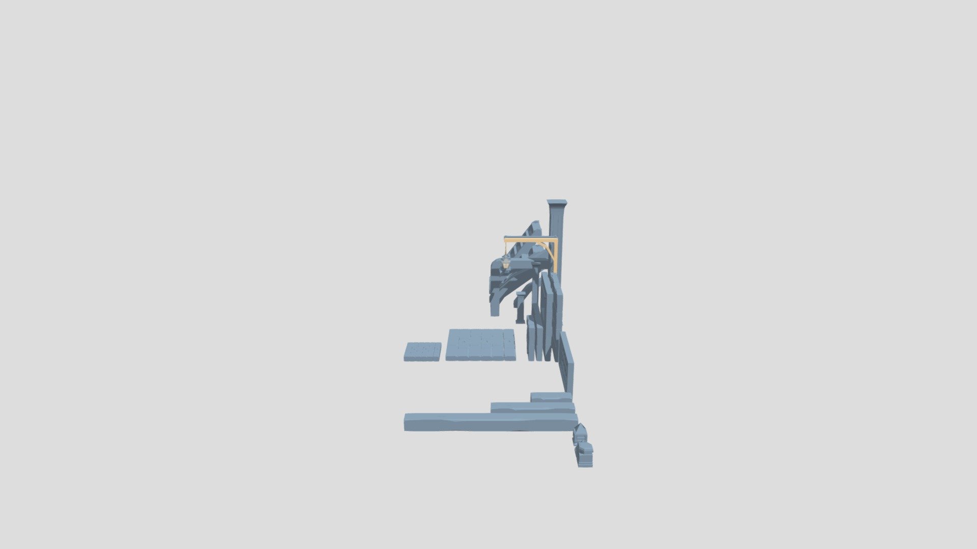 Game Asset - Stone Beam Terminal - Download Free 3D model by Angy315 ...