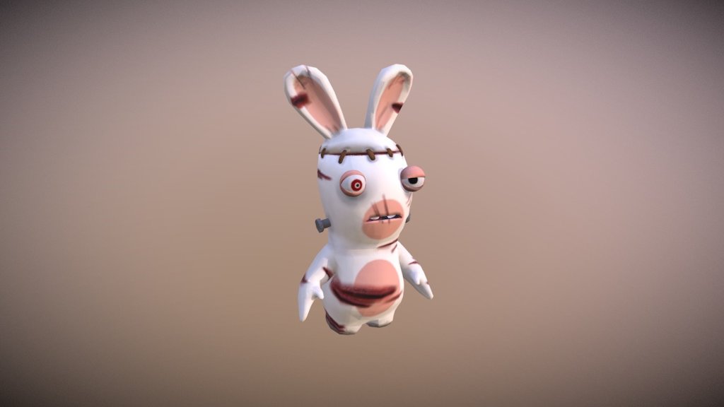 Rabbid Franky - 3D model by anna.shakil [0088df3] - Sketchfab