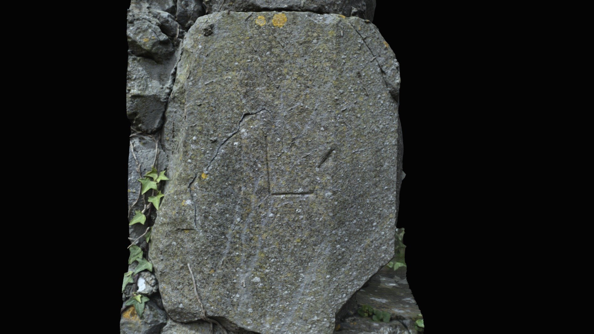 Ardcrony Church (TN015-015001-) Masons Mark - Download Free 3D model by ...