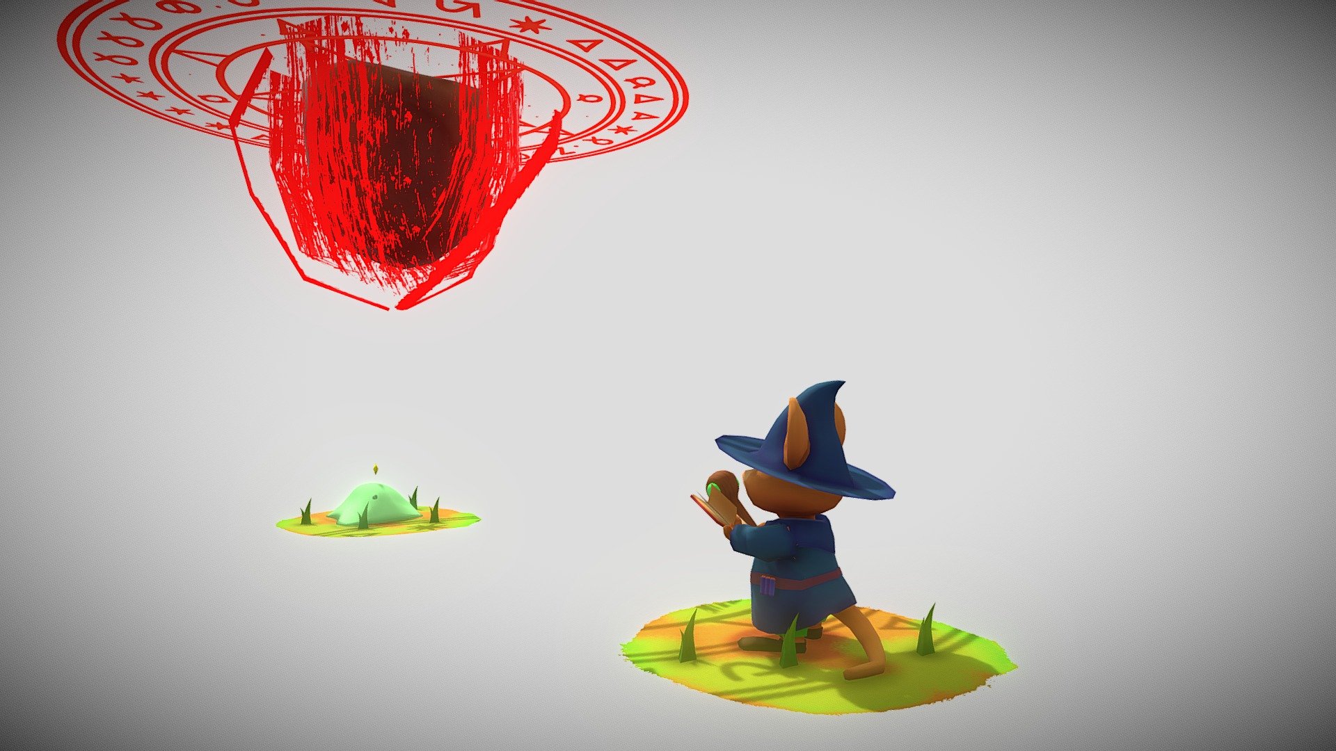 Mouse and Slime - 3D model by Flying Cat (@SanshiroTaka96) [0089e09 ...