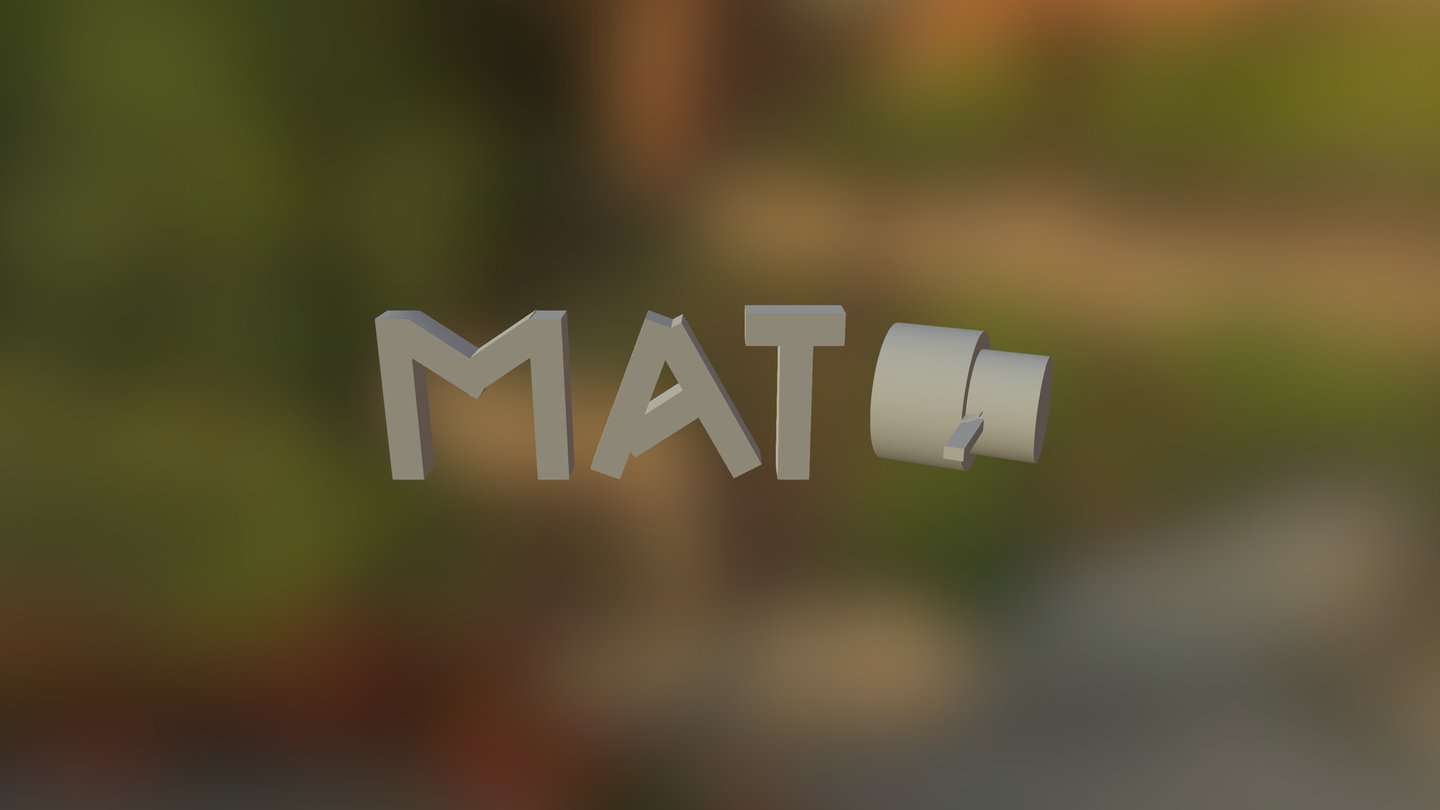 MAT Logo stl - 3D model by marcolc [008a30a] - Sketchfab