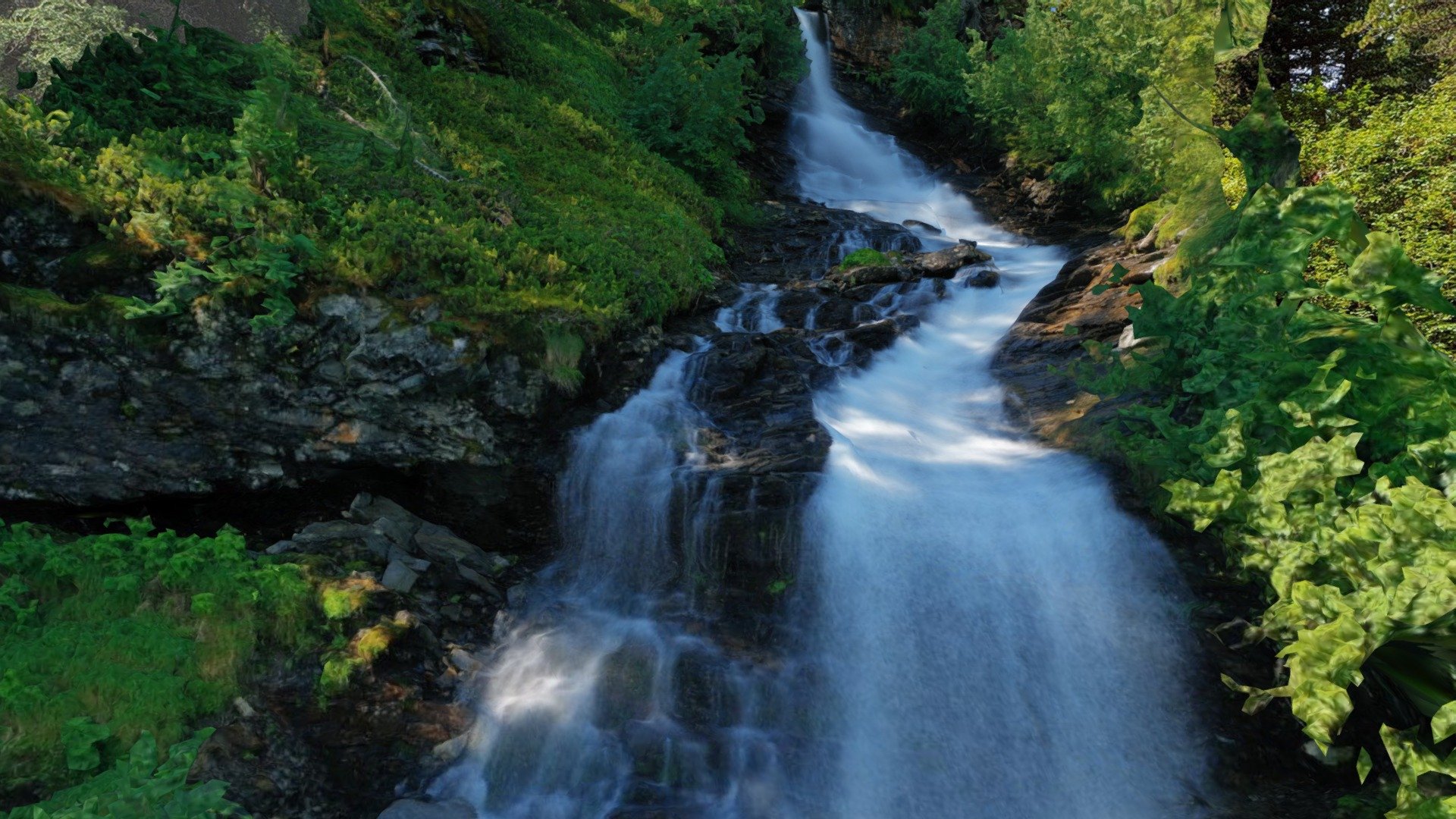 South Tyrol Waterfall - Download Free 3D model by Shahriar Shahrabi ...