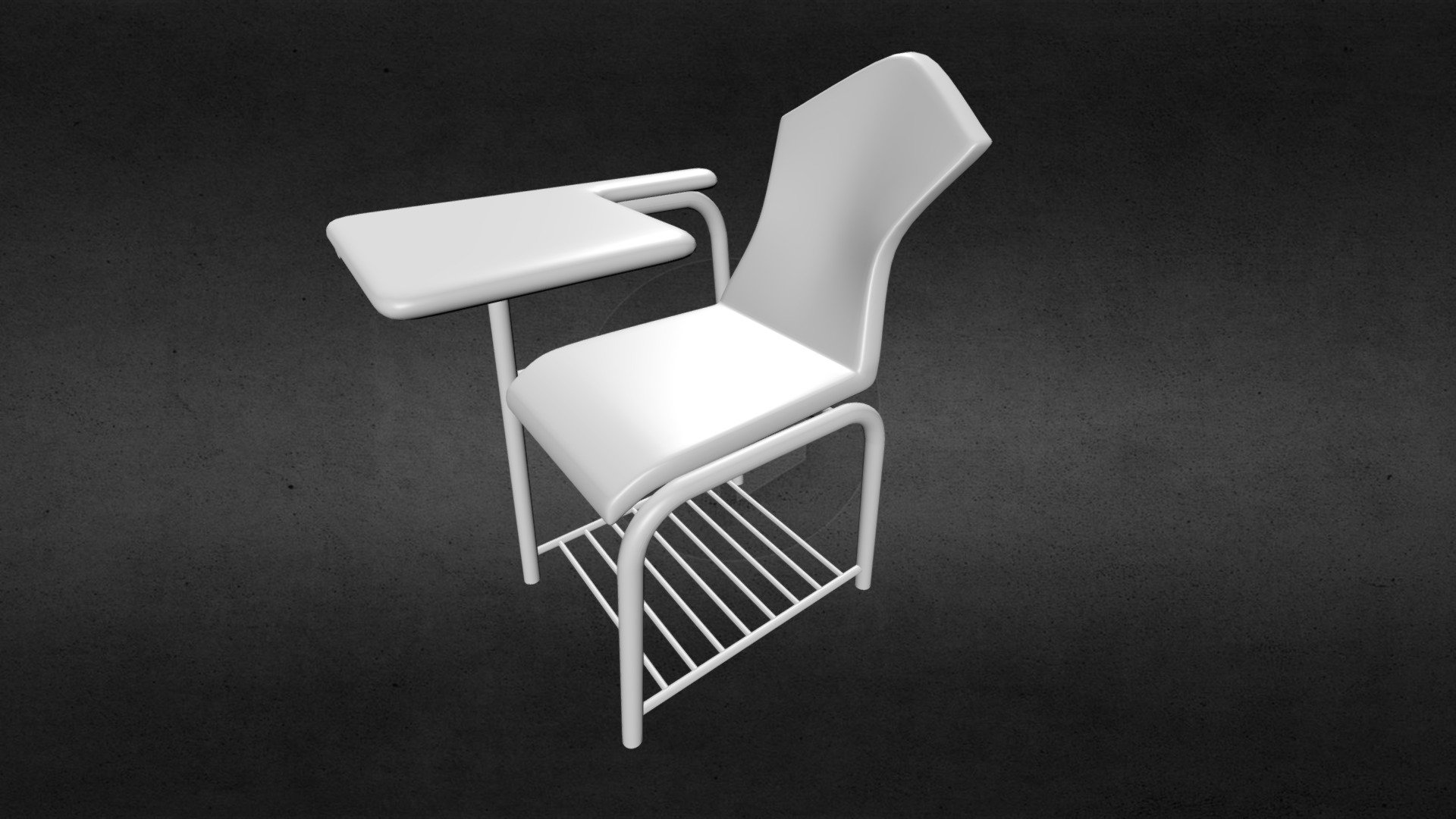 Student Chair - 3D model by chanzerre [008b0a0] - Sketchfab