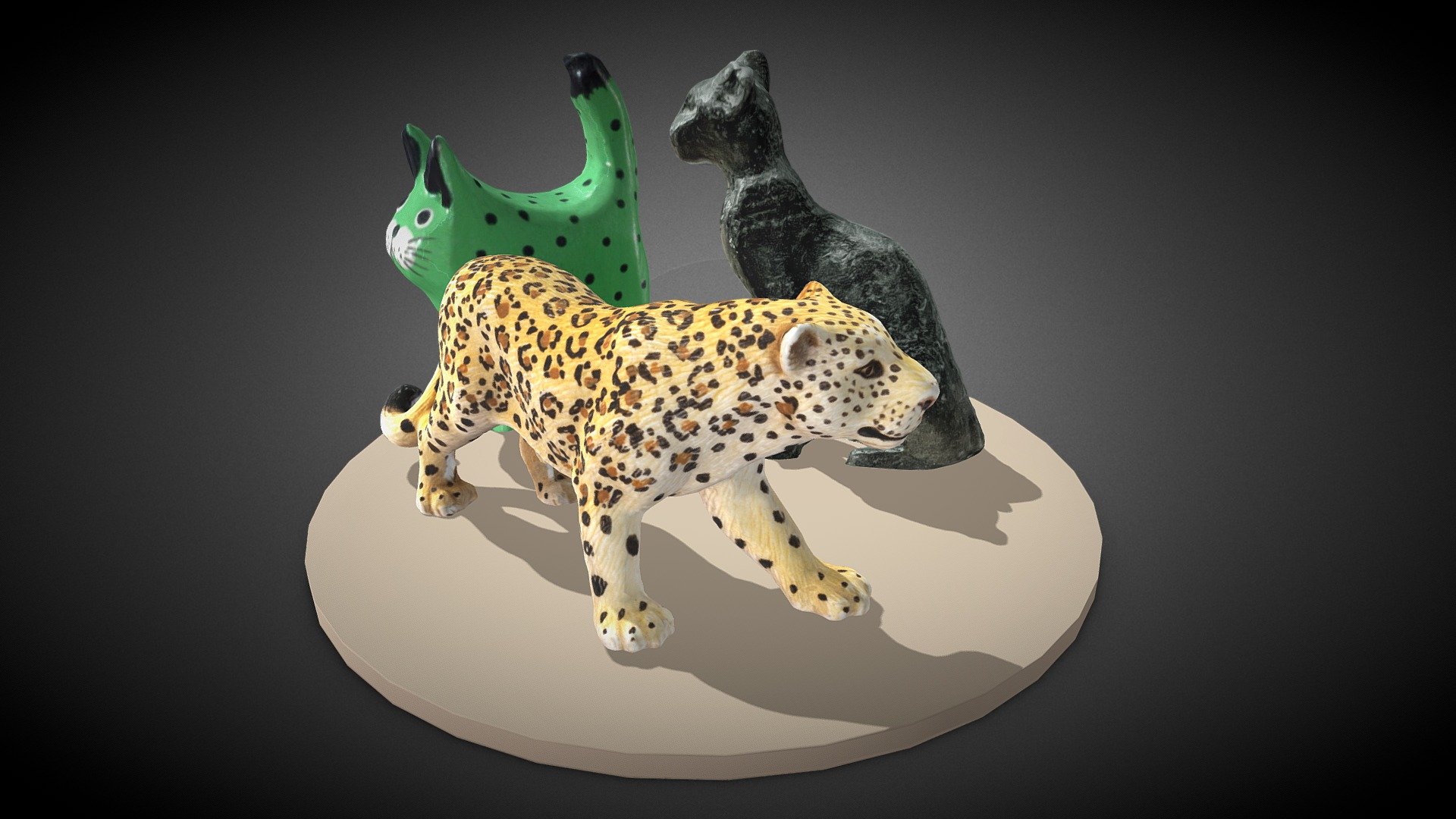 Three Cats - Education - Download Free 3D model by Moshe Caine ...