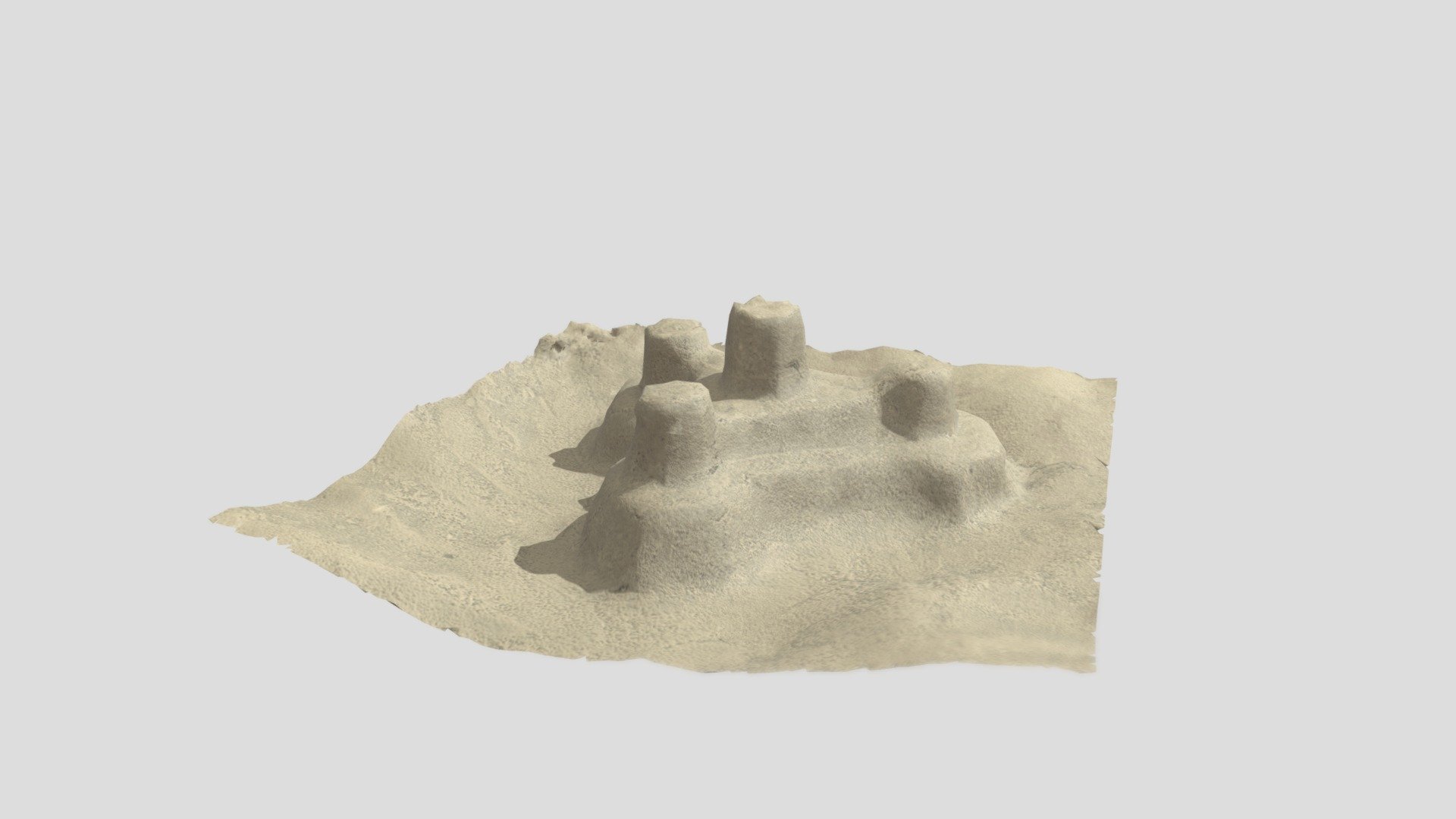 sandcastle photoscanned - Download Free 3D model by widthRider [0090066 ...