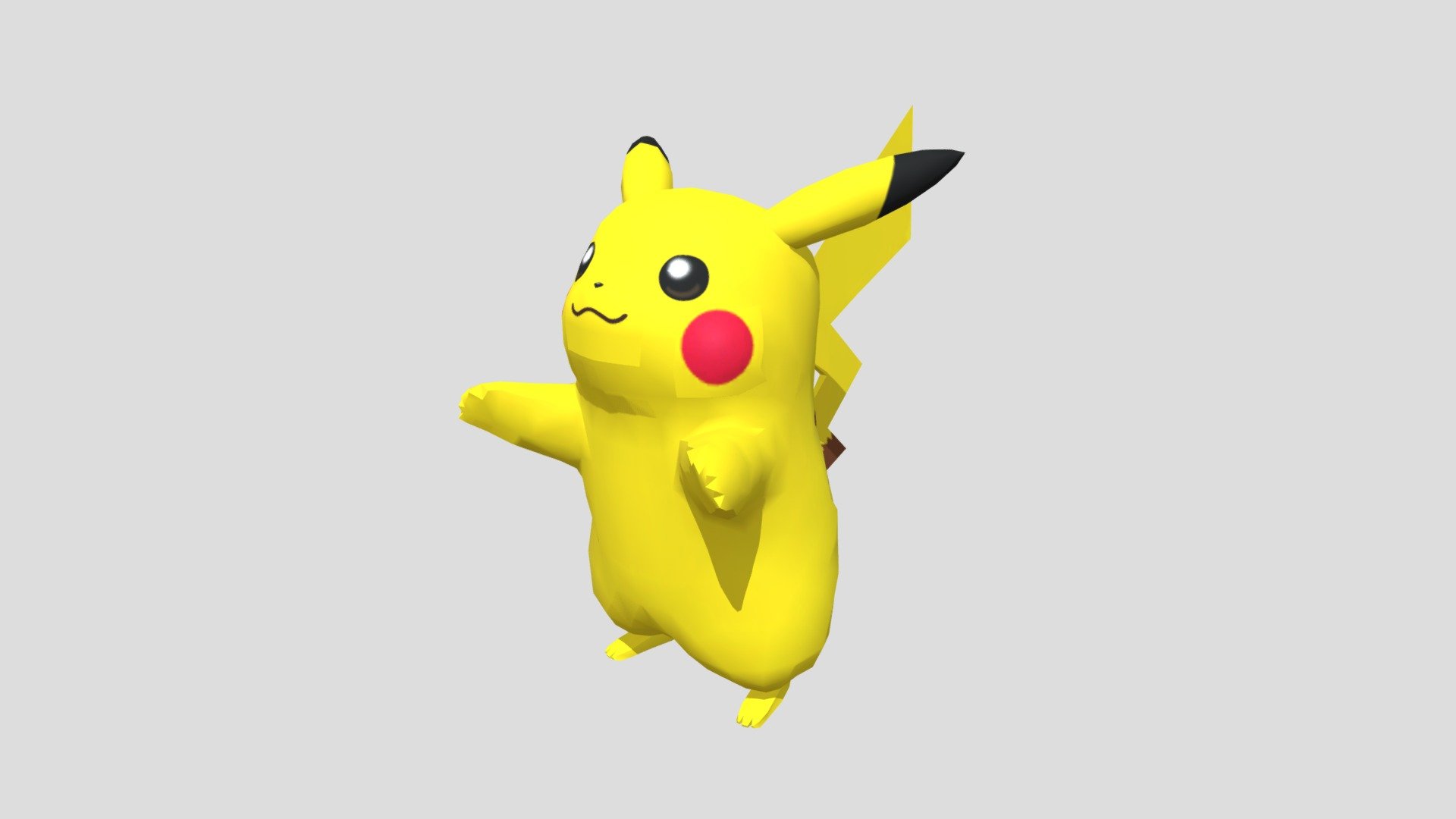 Pikachu - Download Free 3D model by Mikey.effects (@soniayadri2010 ...