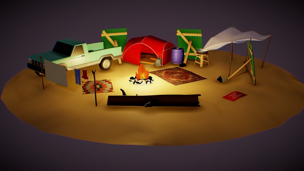 camping - A 3D model collection by juneville_lf - Sketchfab