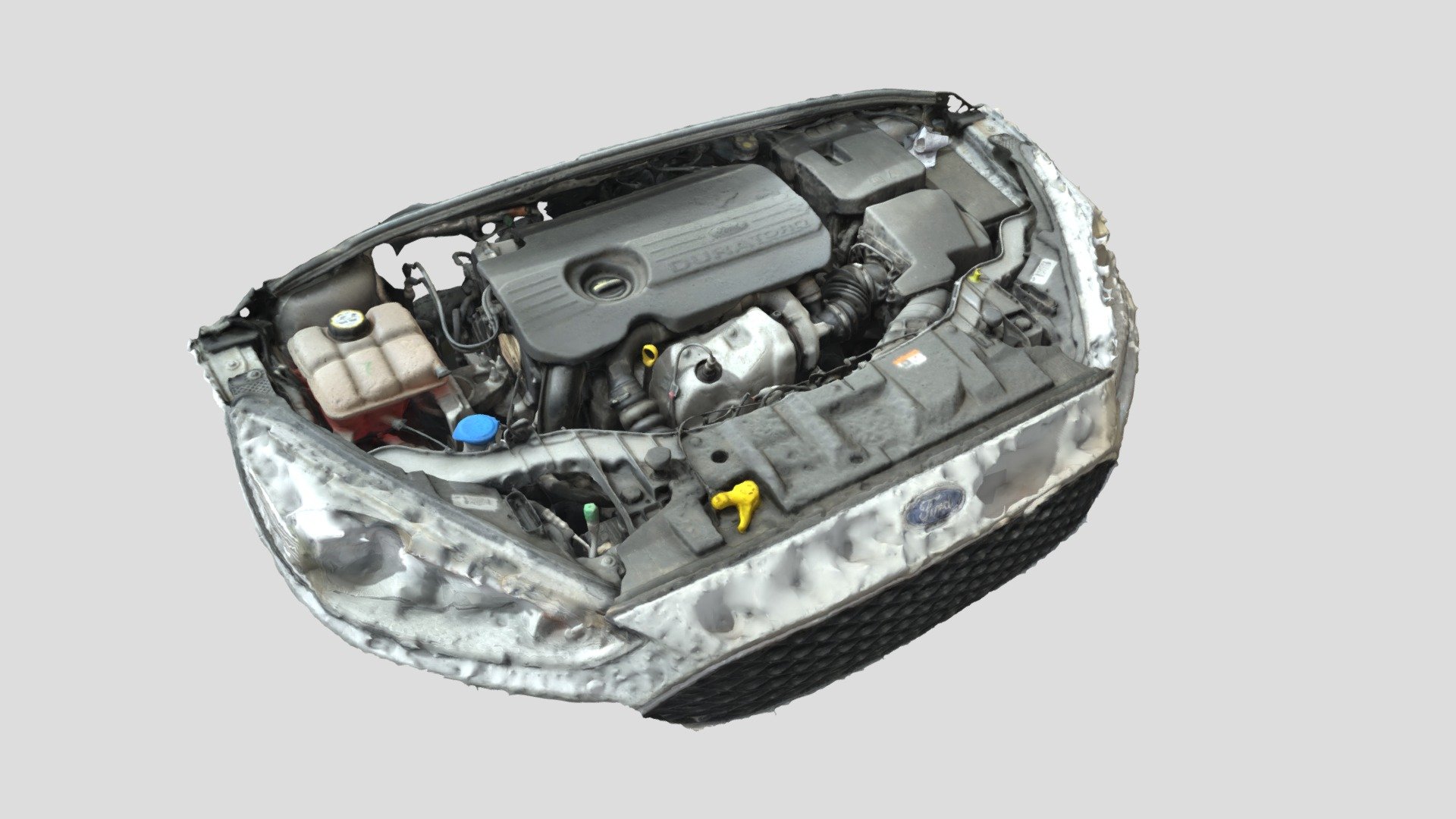 Ford Focus Engine Bay Photoscan - Buy Royalty Free 3D model by herask ...