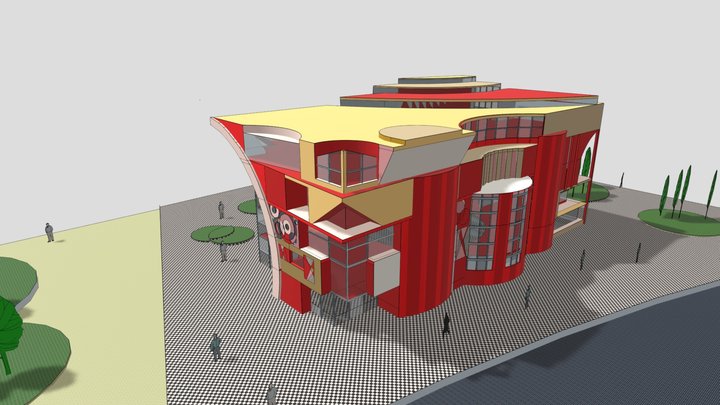Modelos De Edificios En 3d Edificio 3D Models Sketchfab