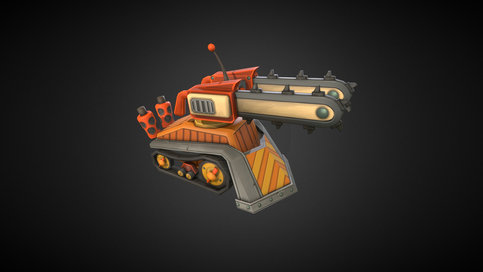 Chain Saw Tank - 3D model by ncompton13 [00945d6] - Sketchfab