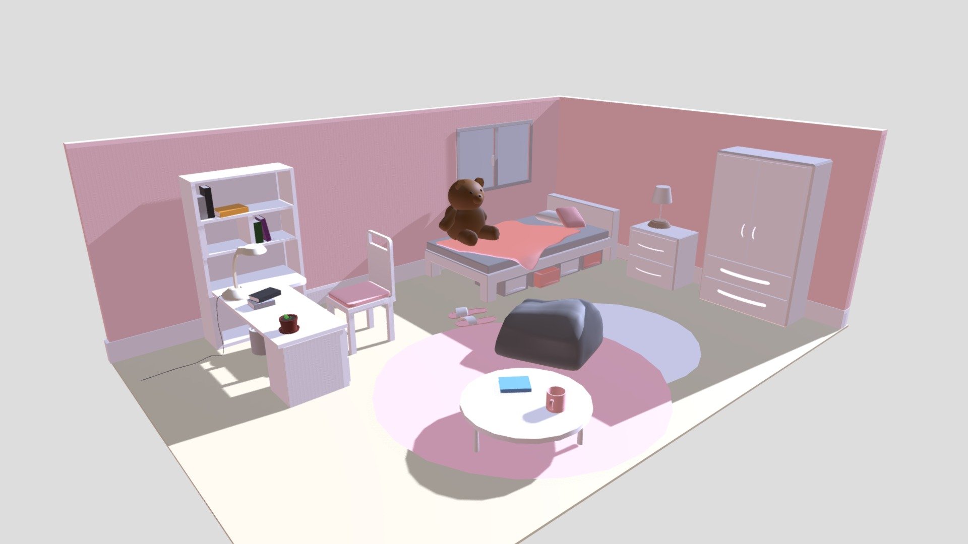 sweet room - 3D model by thegreateggplant [0094cb1] - Sketchfab