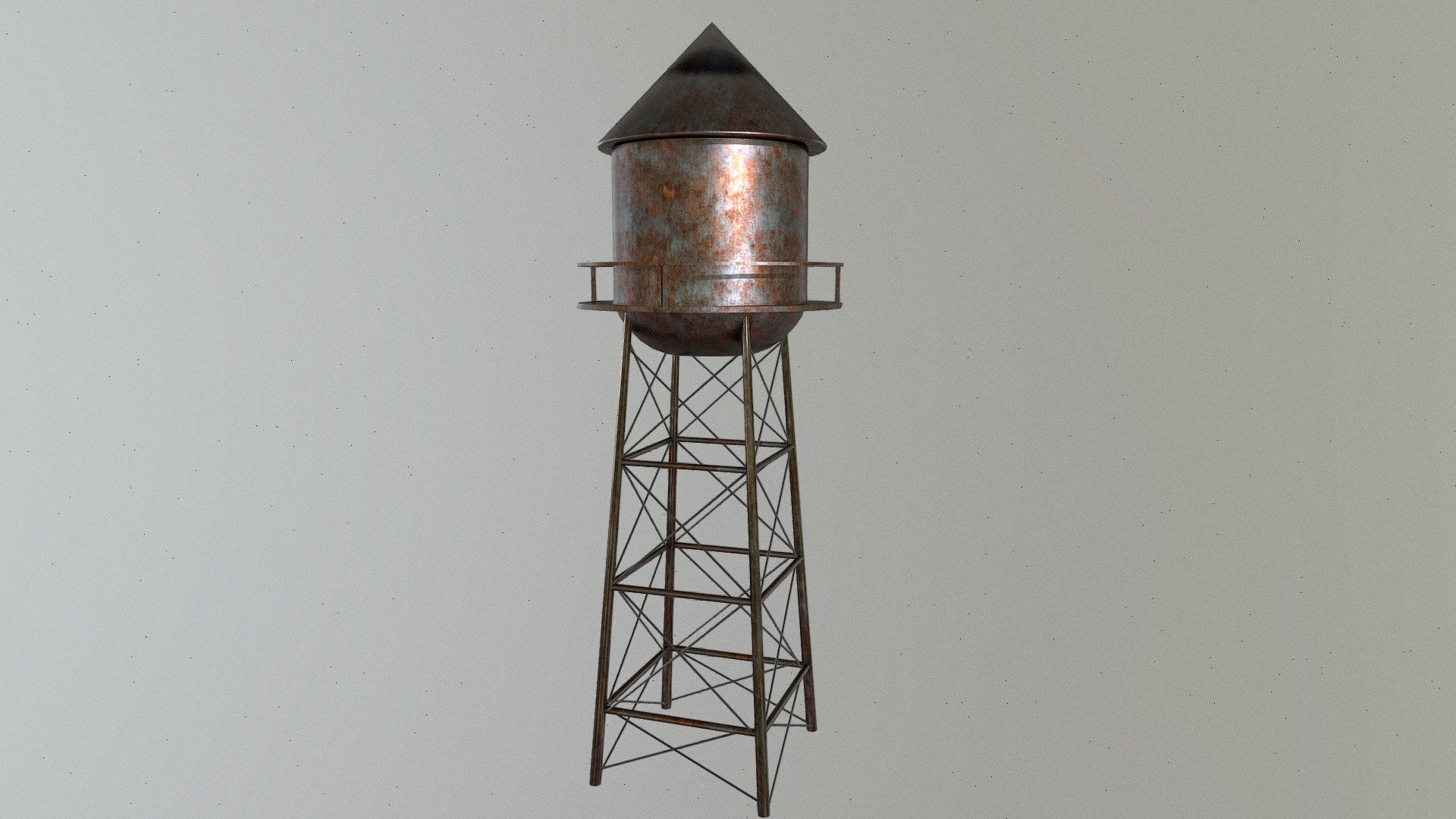 Water Tower - Download Free 3D model by Hoody468 [009519e] - Sketchfab