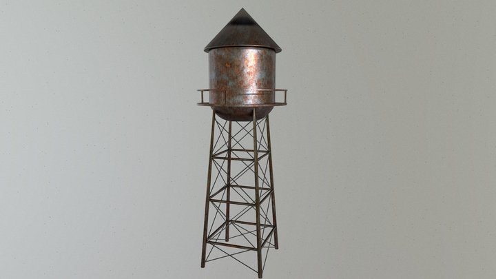 Watertower 3D models - Sketchfab