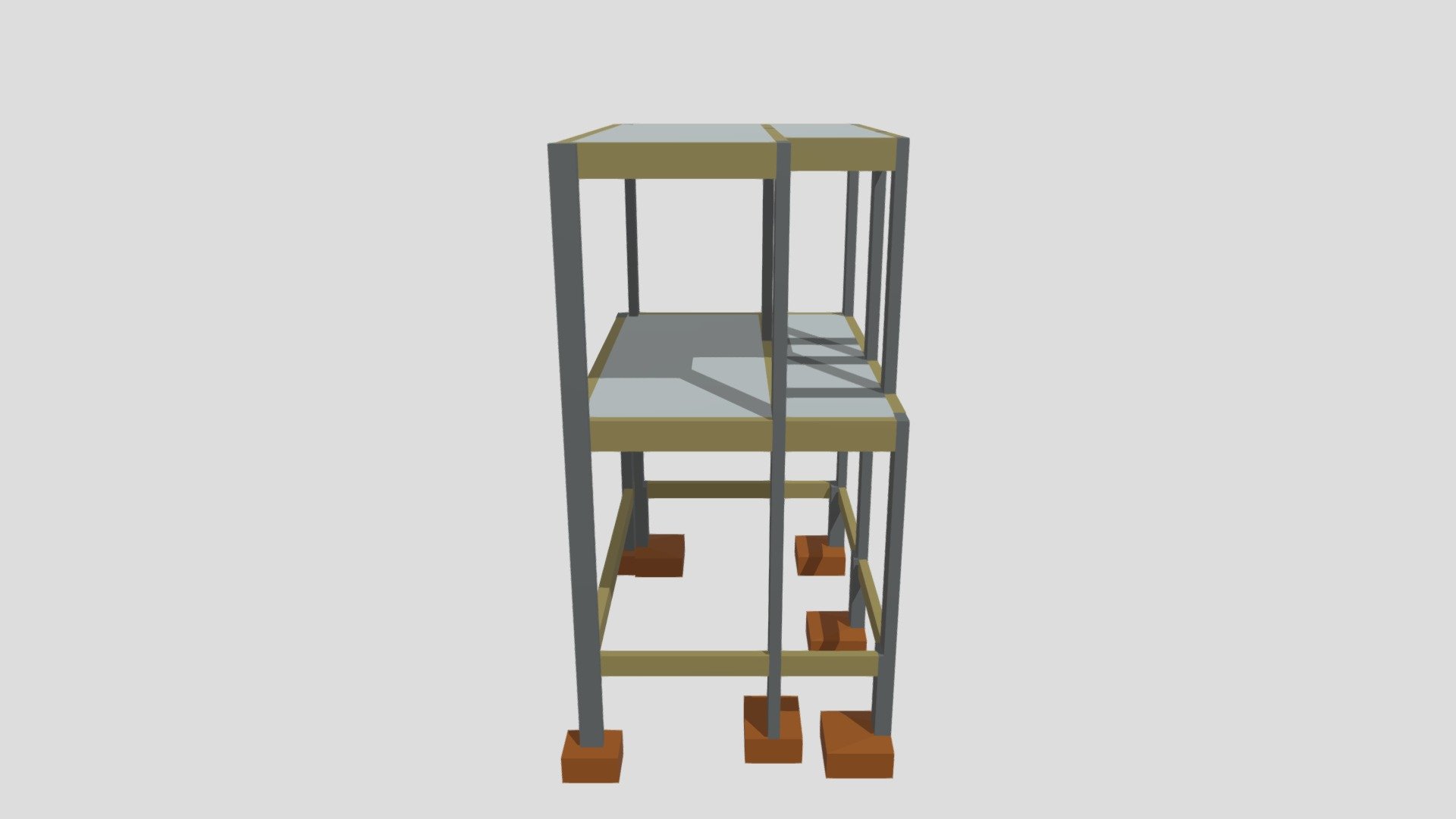 Projeto Estrutural Reforma/Ampliação Kelly Riter - 3D model by Pedro ...