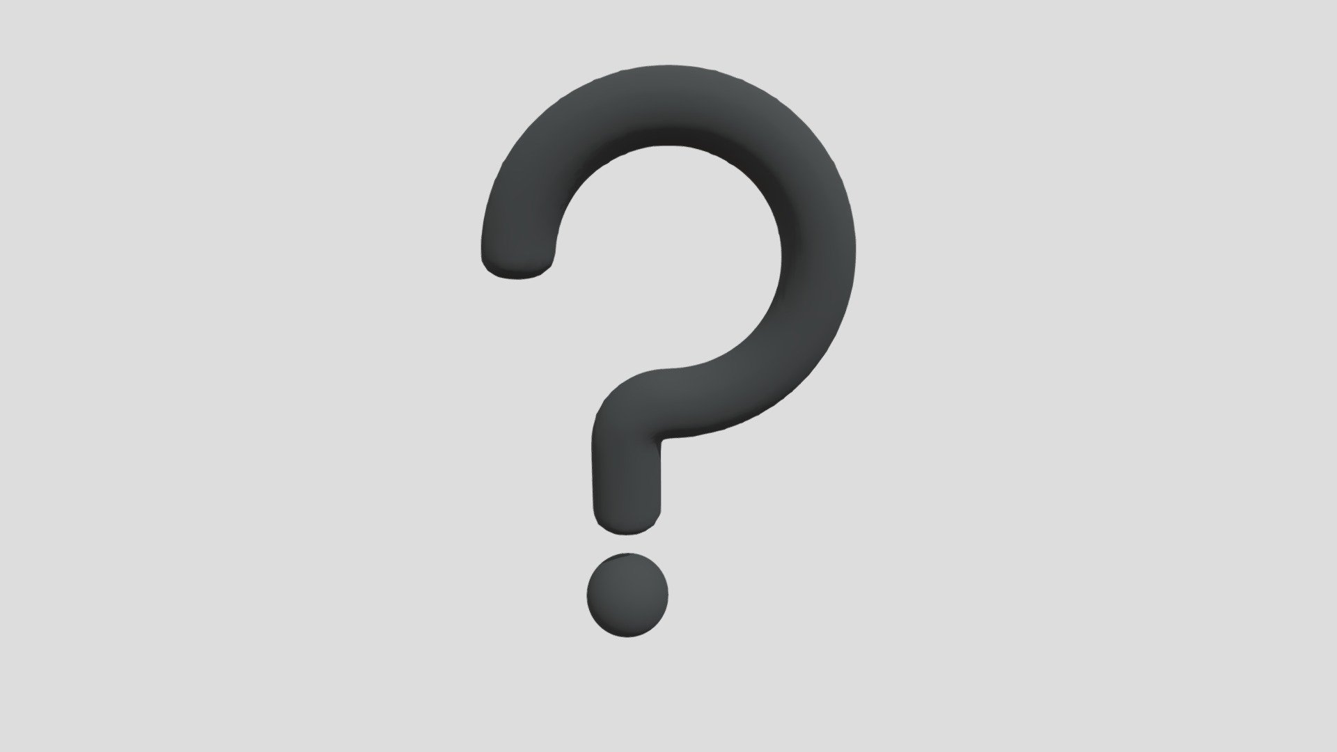 Question Mark - Download Free 3D model by Tom_B3r (@tommybrt) [0096276 ...