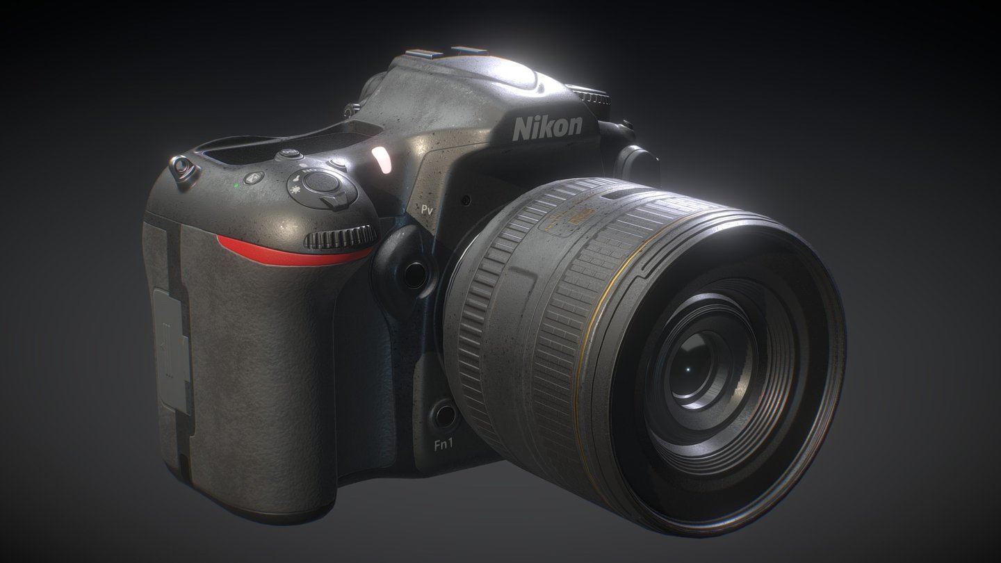 Nikon Foto Camera - 3D model by pewkey [0097798] - Sketchfab
