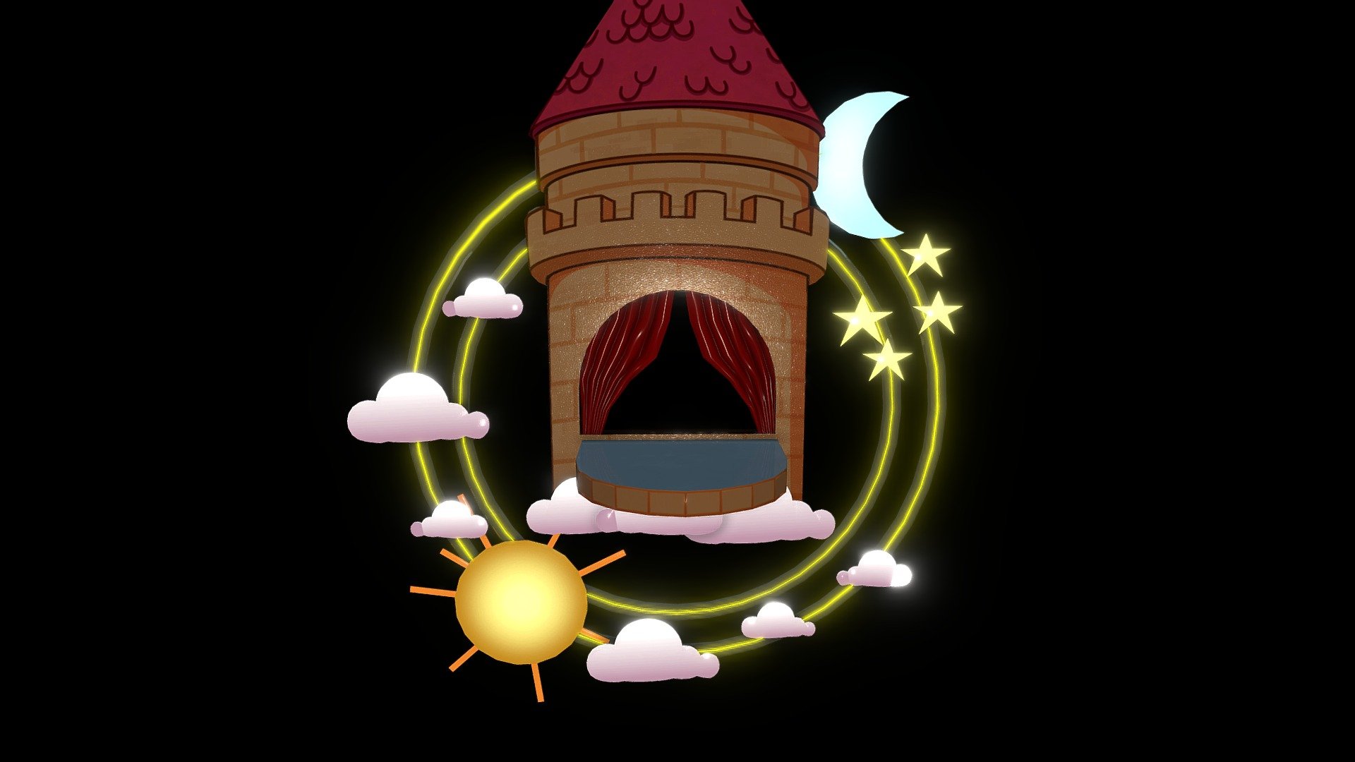 Fnaf SB Sun's Tower Platform - Download Free 3D model by skylajade69 [0099f26] - Sketchfab