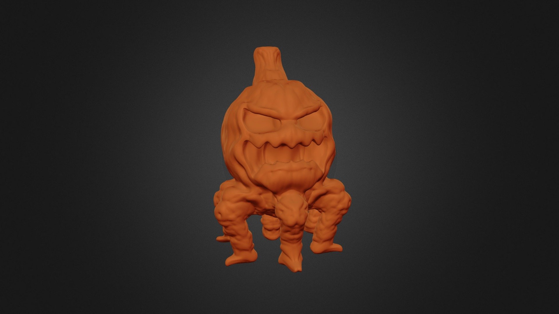 Pumpkin Crawler - v2 - 3D model by hank D (@hankd) [009a4aa] - Sketchfab