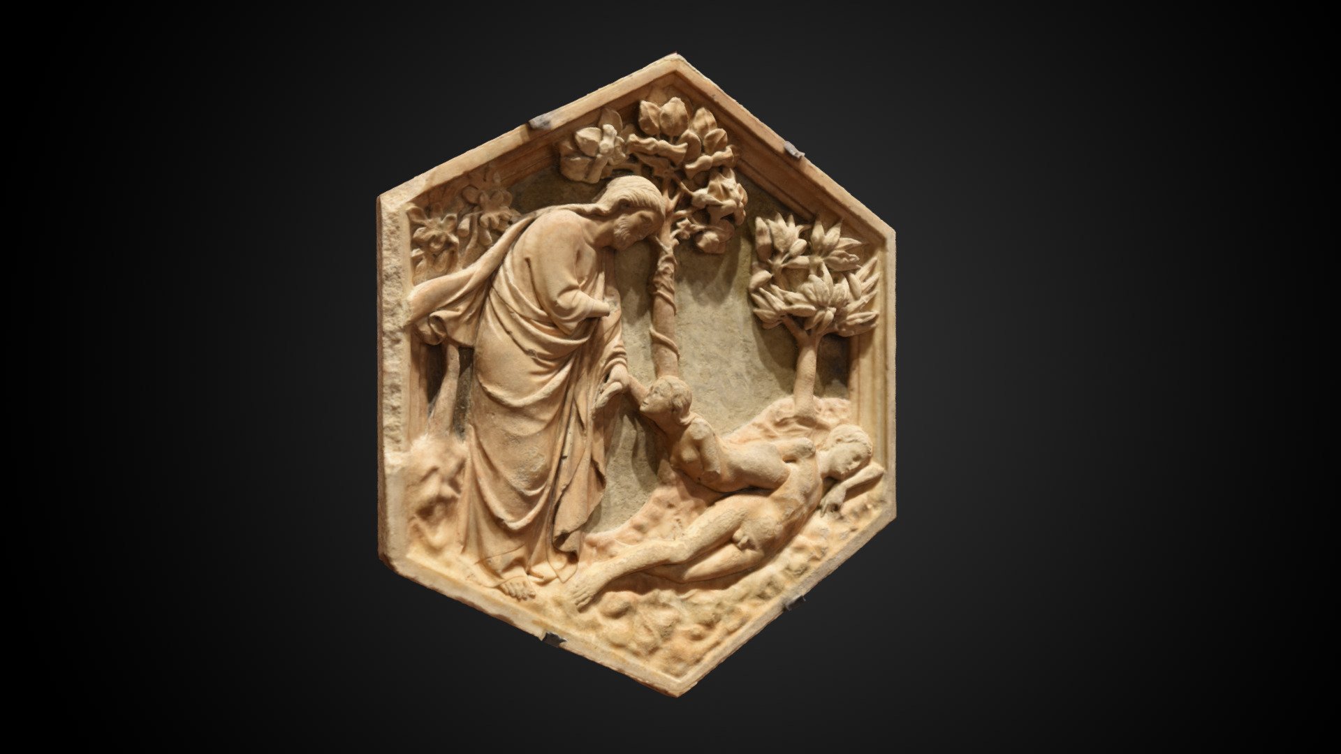 Pisano God Creating Eve - 3D model by Florence As It Was (@FLAW ...