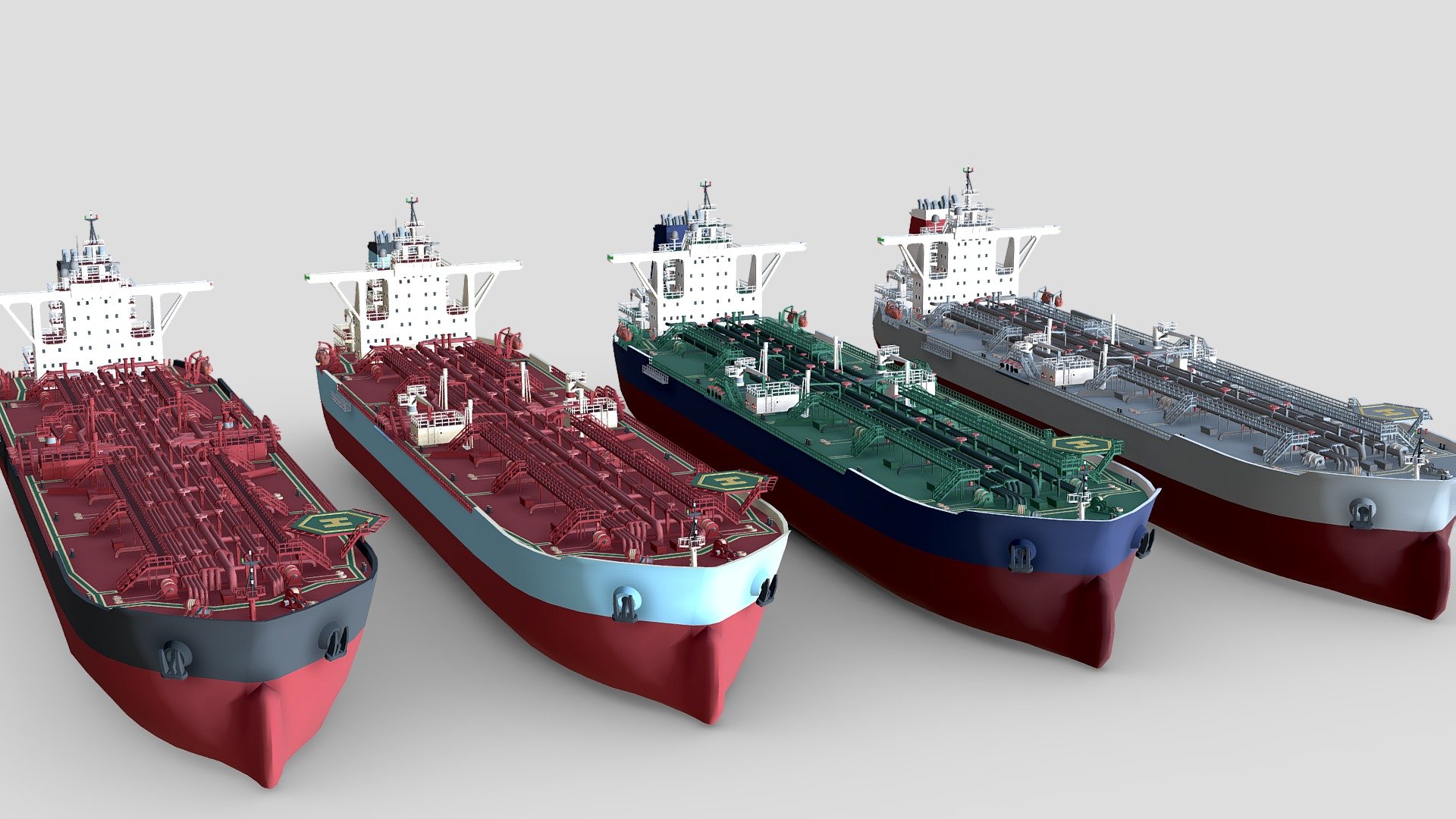 ULCC Oil Carrier Low-poly - Buy Royalty Free 3D model by IgYerm (@IgorYerm) [009c58a ...
