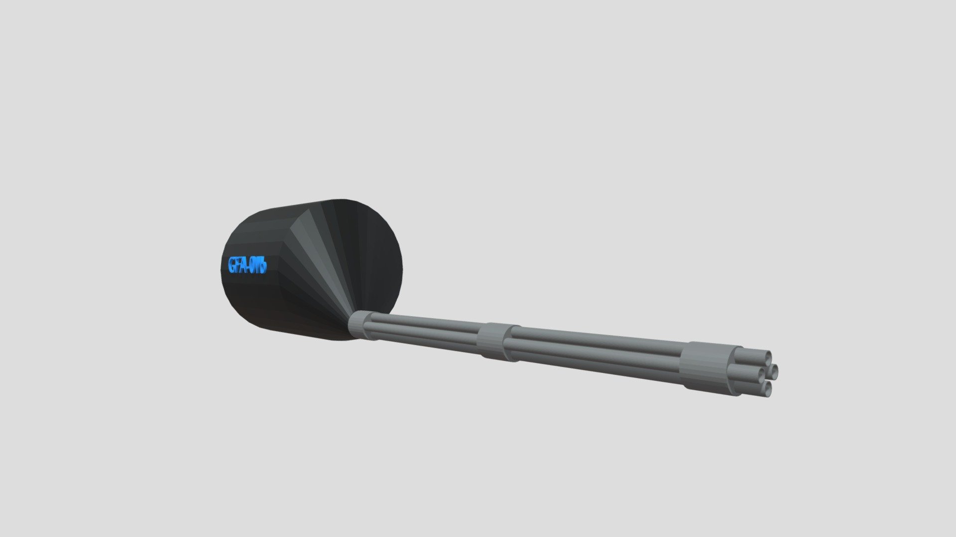 GFA-01b aircaft gun - Download Free 3D model by Fish Air Force ...