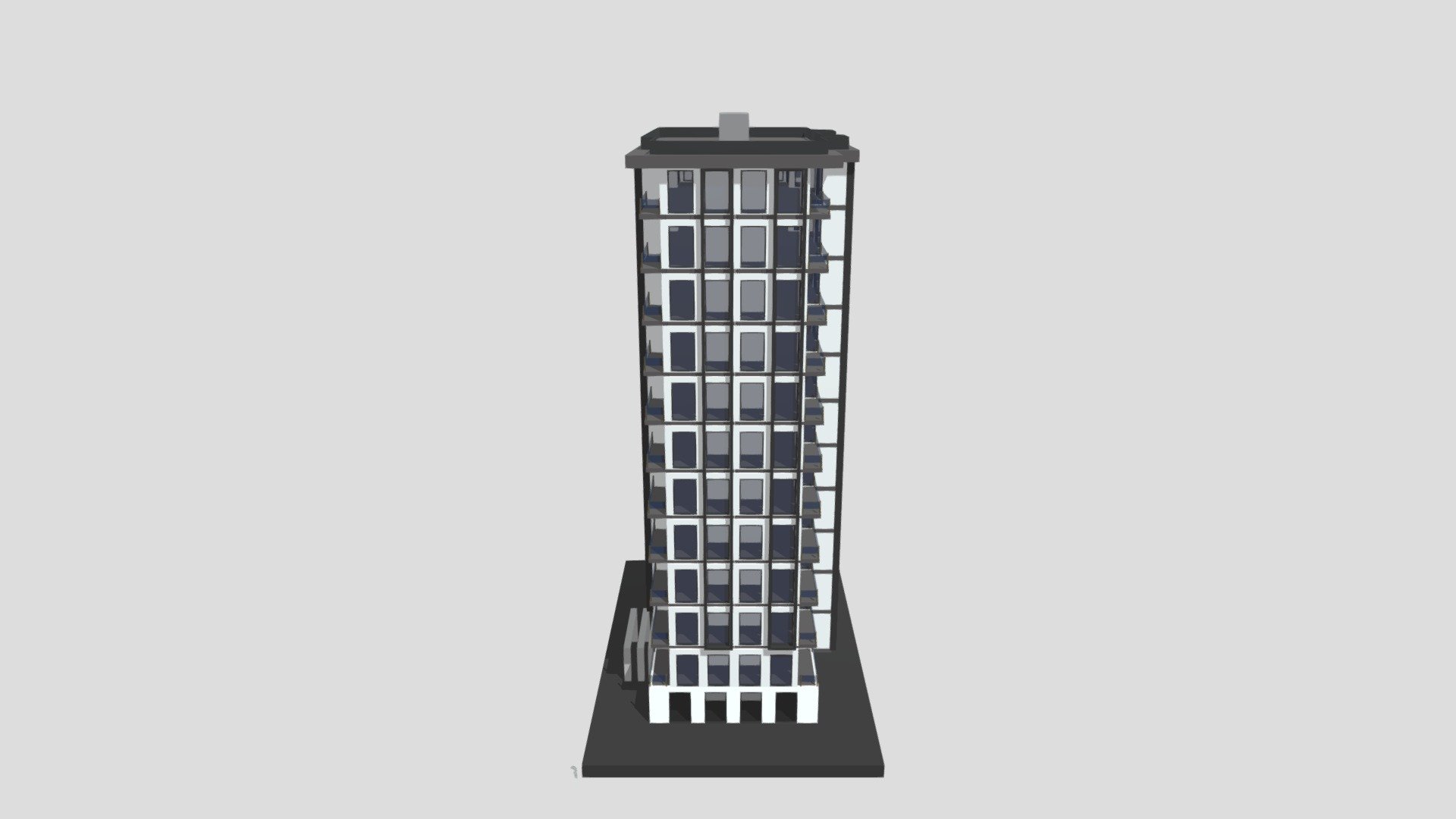 Residential_complex_modern_apartment_remix - 3D model by HiQ3D [009fd33 ...