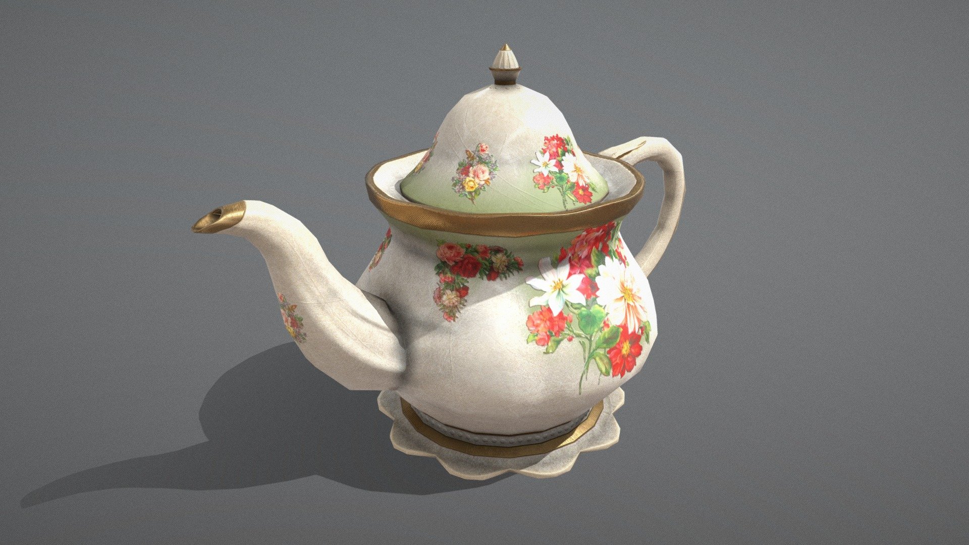 Teapot - 3D model by adamar.art [00a073a] - Sketchfab