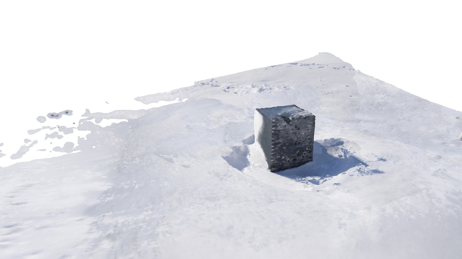 Nuuk Cube Snow accumulation - 3D model by jenfi [00a32a4] - Sketchfab