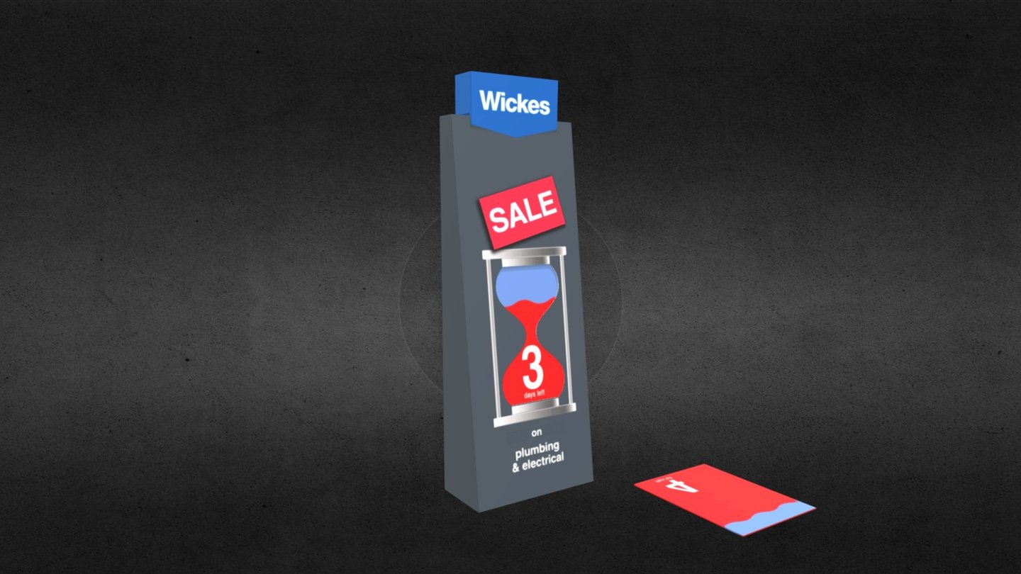 Option 1 - Egg Timer with flat slide in panels - 3D model by 3dcapture ...