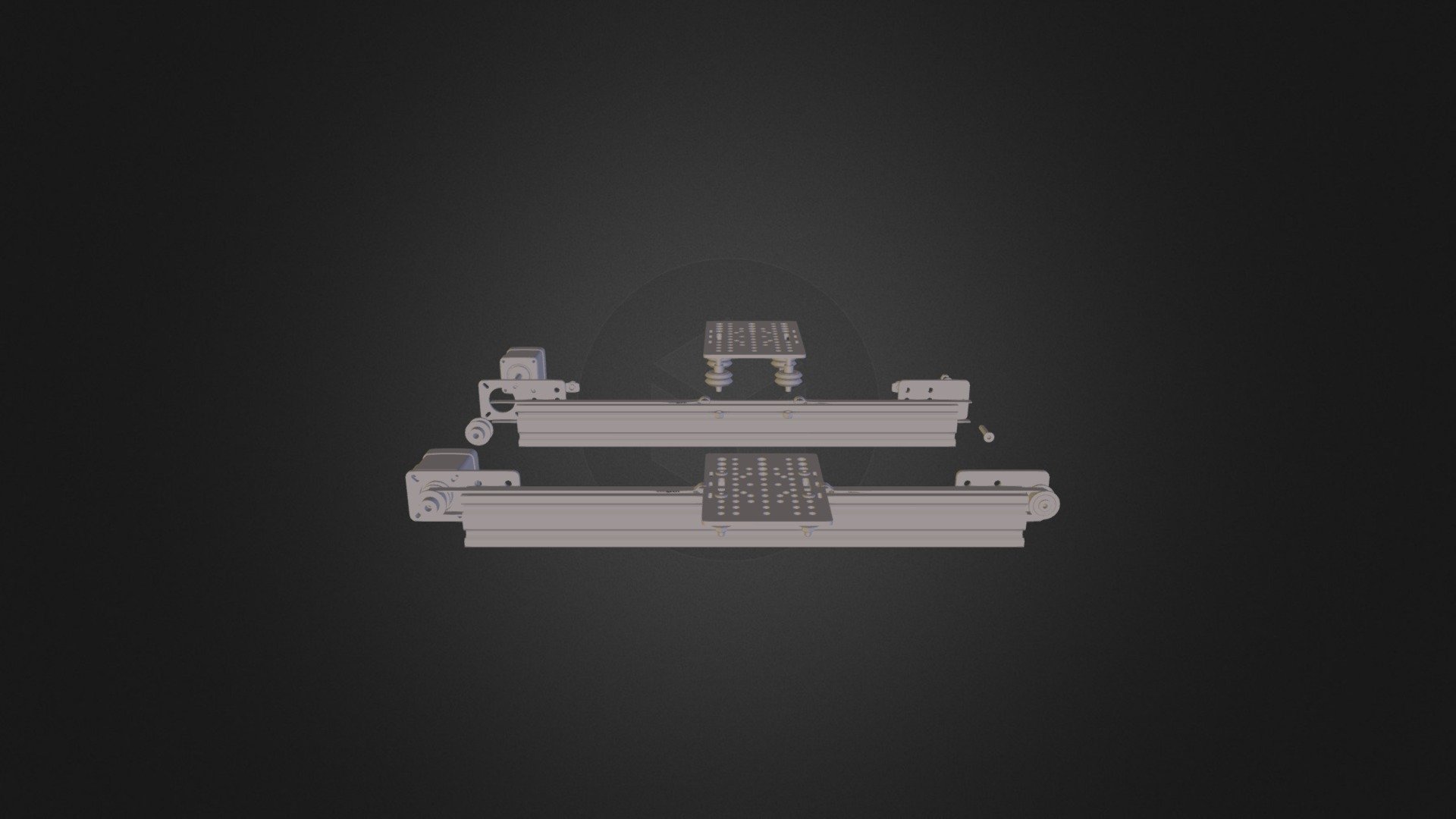 V- Slot Simple Belt Example A - Download Free 3D model by ...