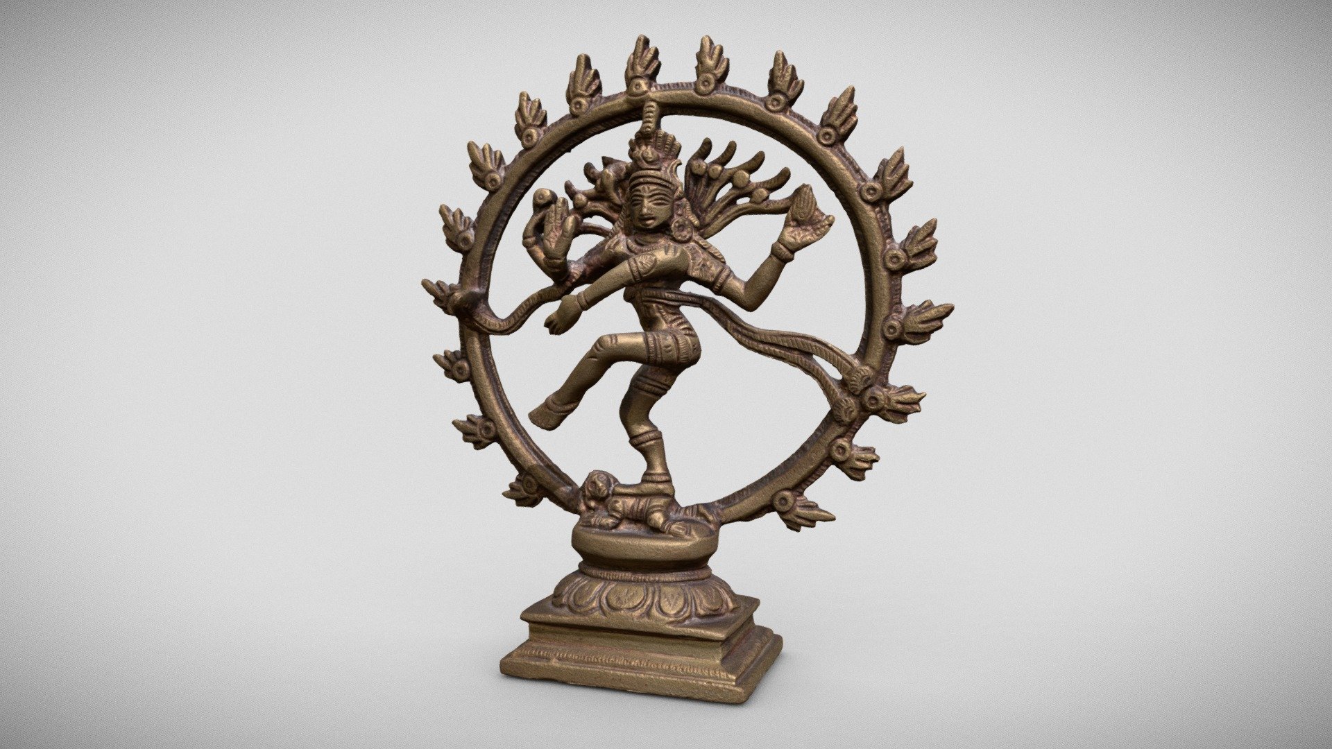 Shiva Nataraja - Lord of the Dance - 3D model by smallfly [00a4ced ...