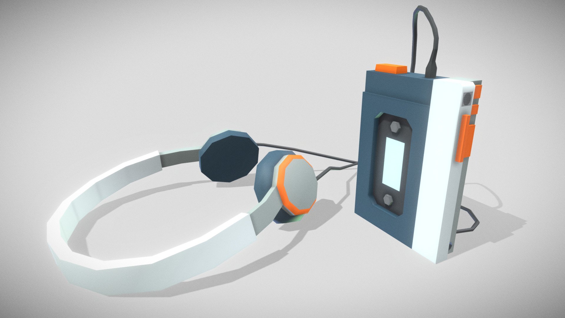 Low Poly Walkman - Download Free 3D model by Ashe (@Ashe52) [00a5e6d ...