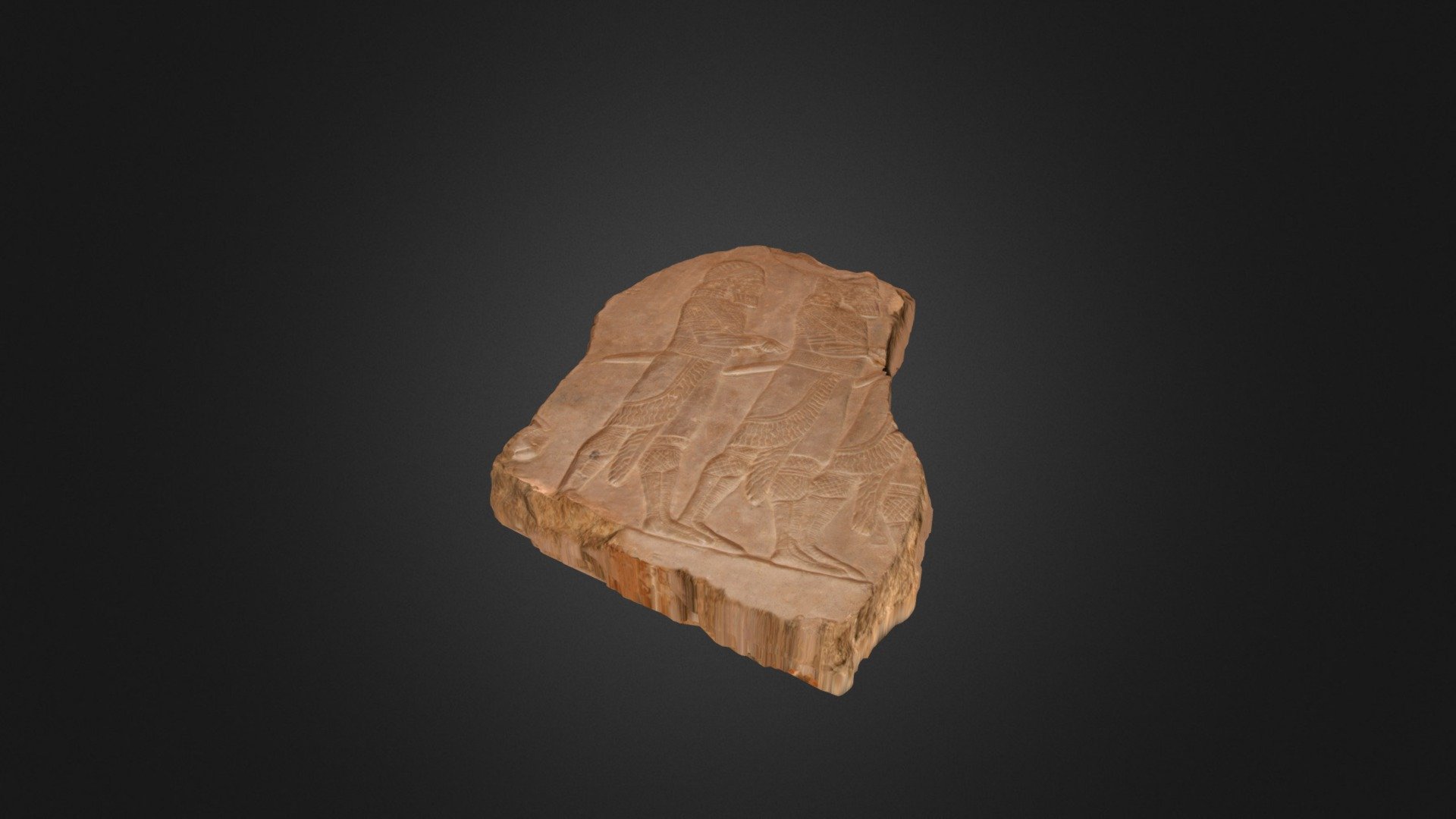 Neo-assyrian relief from Nineveh, Iraq - Download Free 3D model by ...