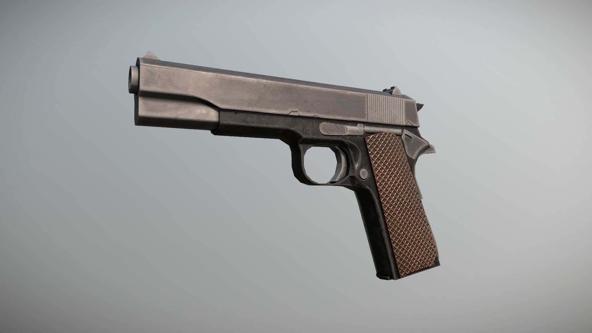 M1911 pistol - 3D model by robby88n [00a7b5a] - Sketchfab